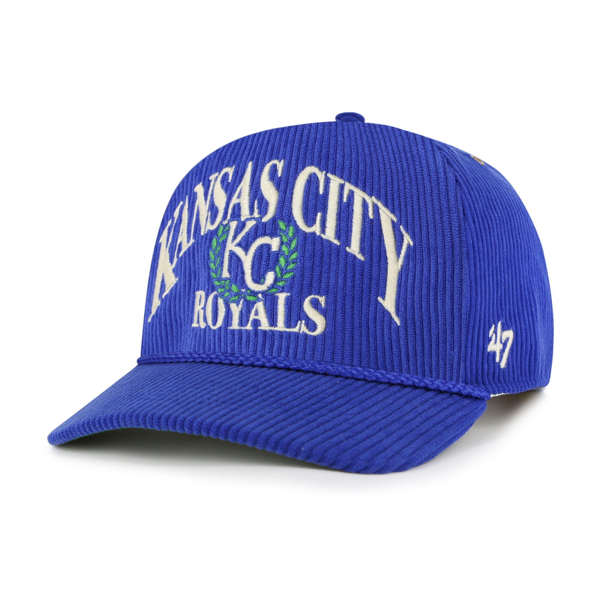 Men's '47 Royal Kansas City Royals Pitchout Rope Hitch Adjustable Hat ...