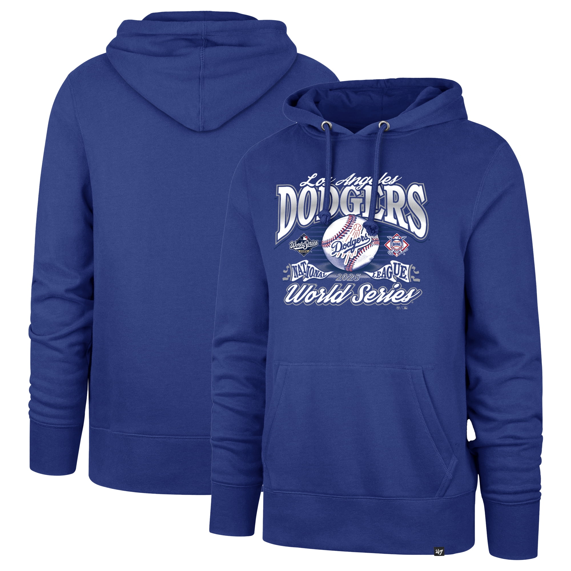 Men's '47 Royal Los Angeles Dodgers 2025 World Series Headline Hoodie ...