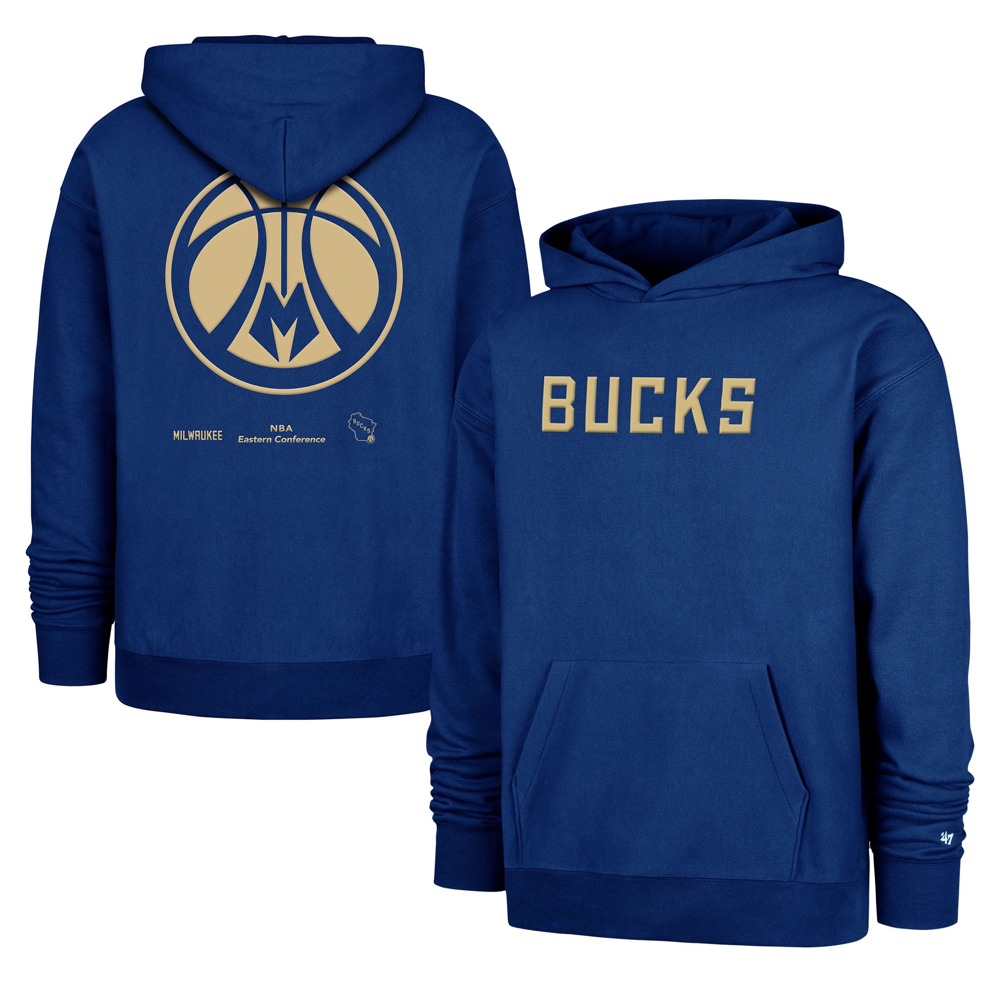 Men's '47 Royal Milwaukee Bucks 2024/25 City Edition Double Crossover ...