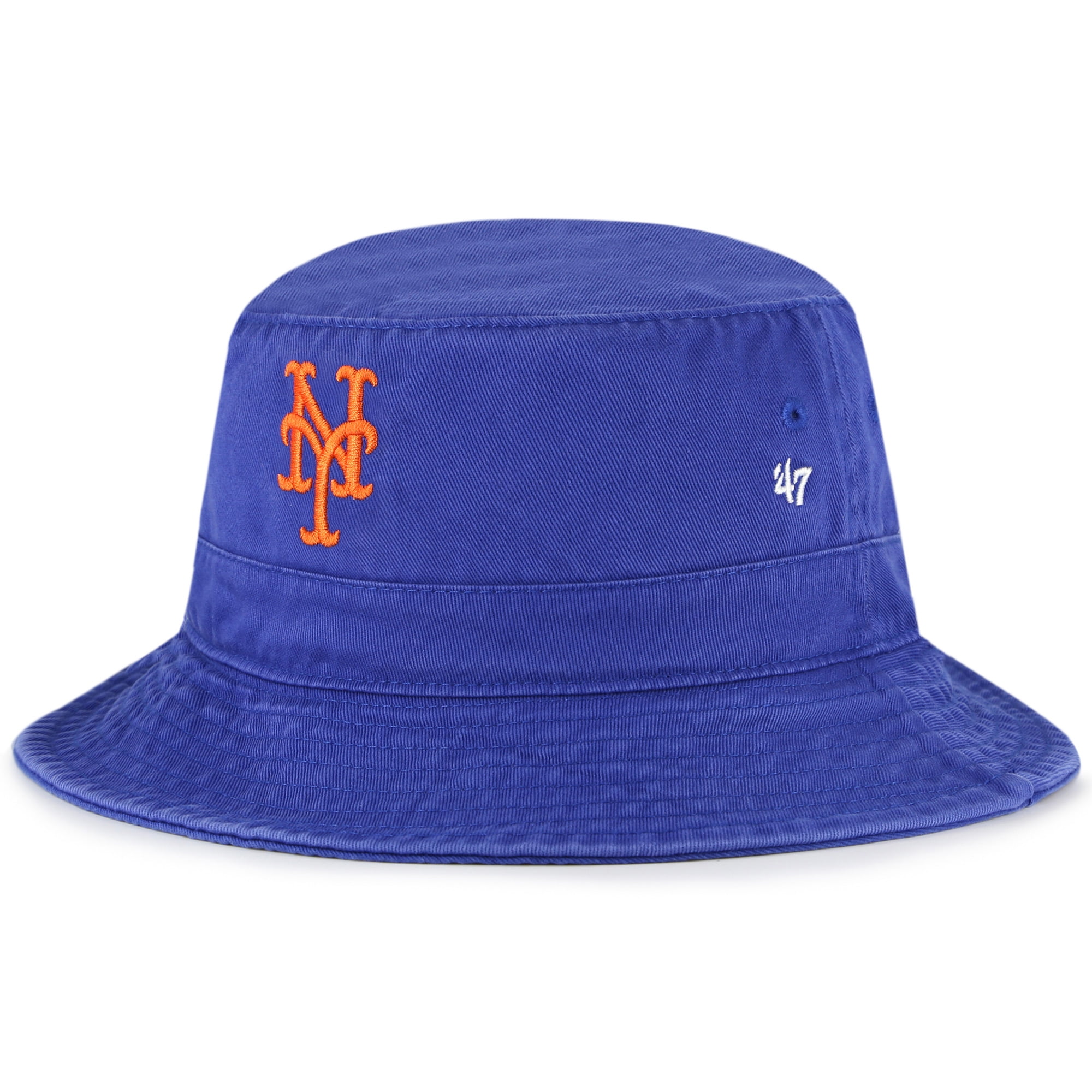 Men's '47 Royal New York Mets Primary Bucket Hat - Walmart.com