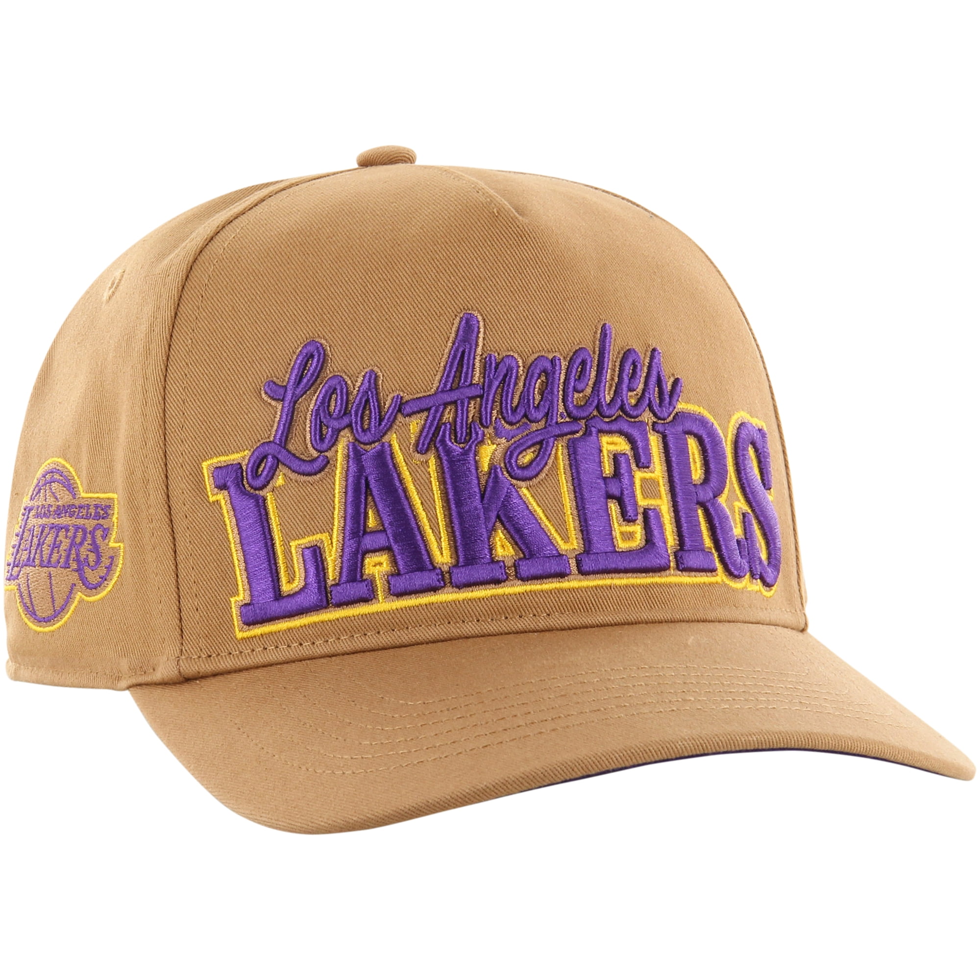 Men's '47 Tan Los Angeles Lakers Barnes Hitch Adjustable Hat - Walmart.com