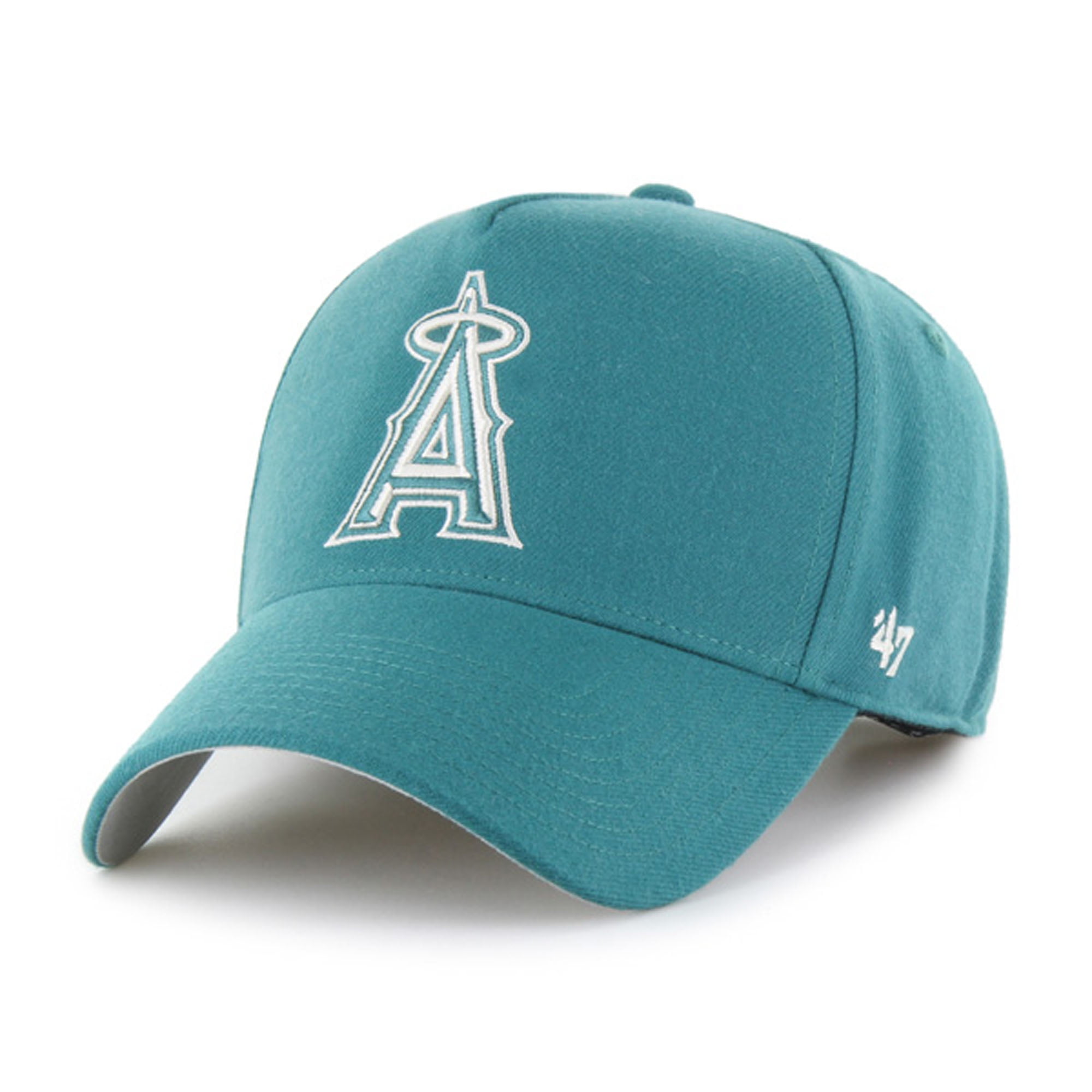 Men's-'47 Teal Los Angeles Angels Ballpark Offside Adjustable Hat ...