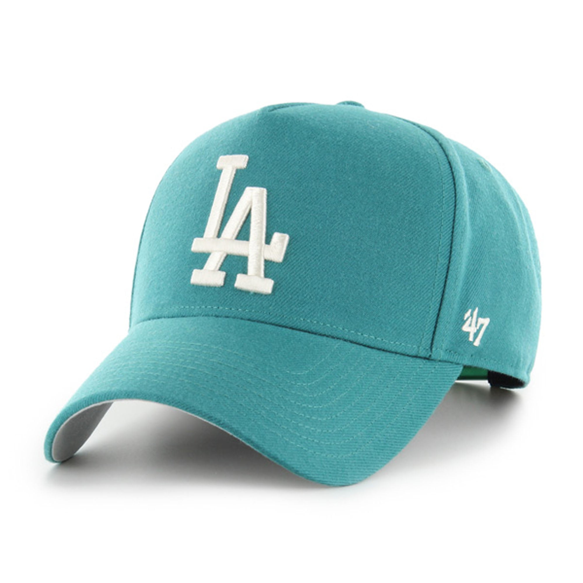 Men's-'47 Teal Los Angeles Dodgers Ballpark Offside Adjustable Hat ...