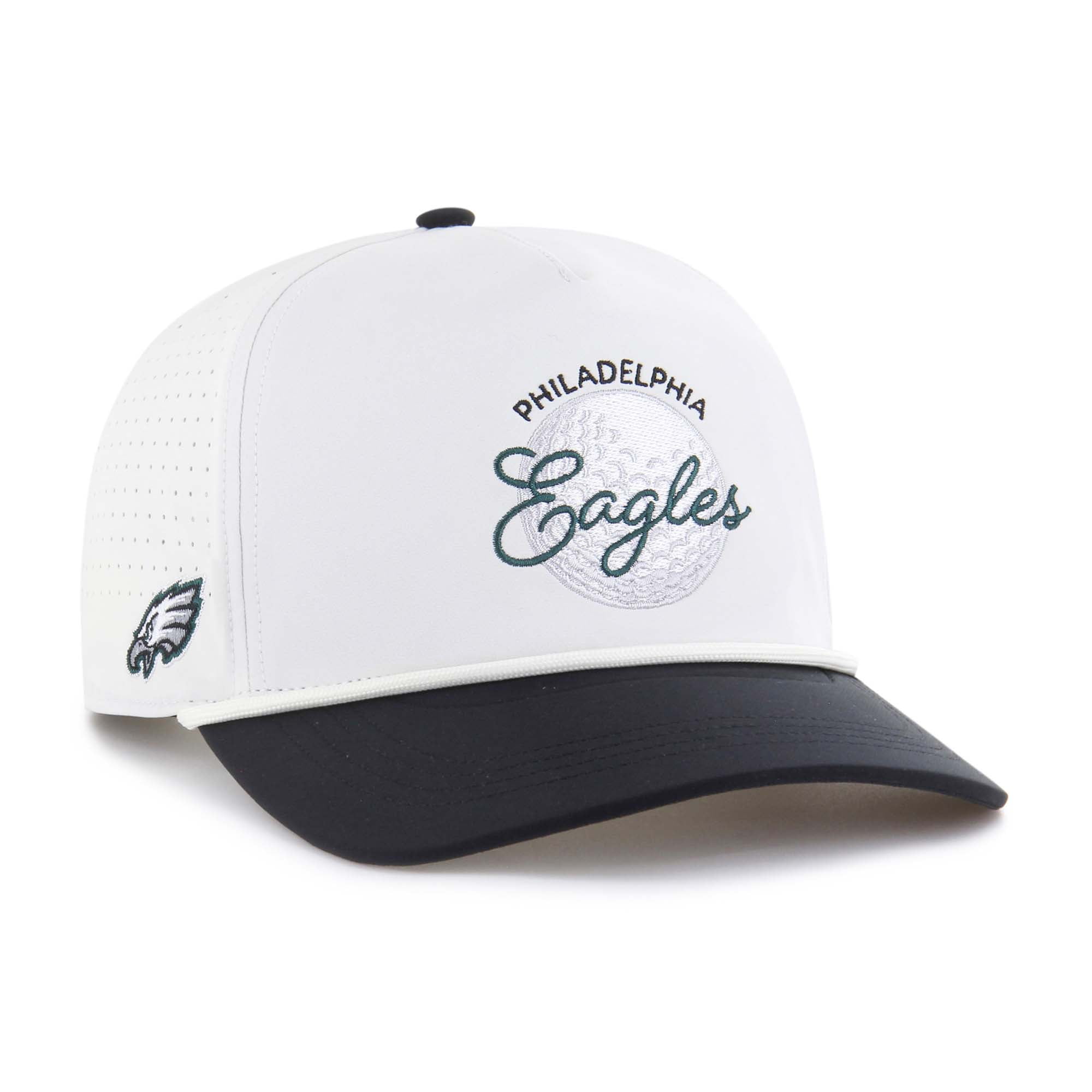 Men's '47 White/Black Philadelphia Eagles Gimmie Golf Hitch Rope ...