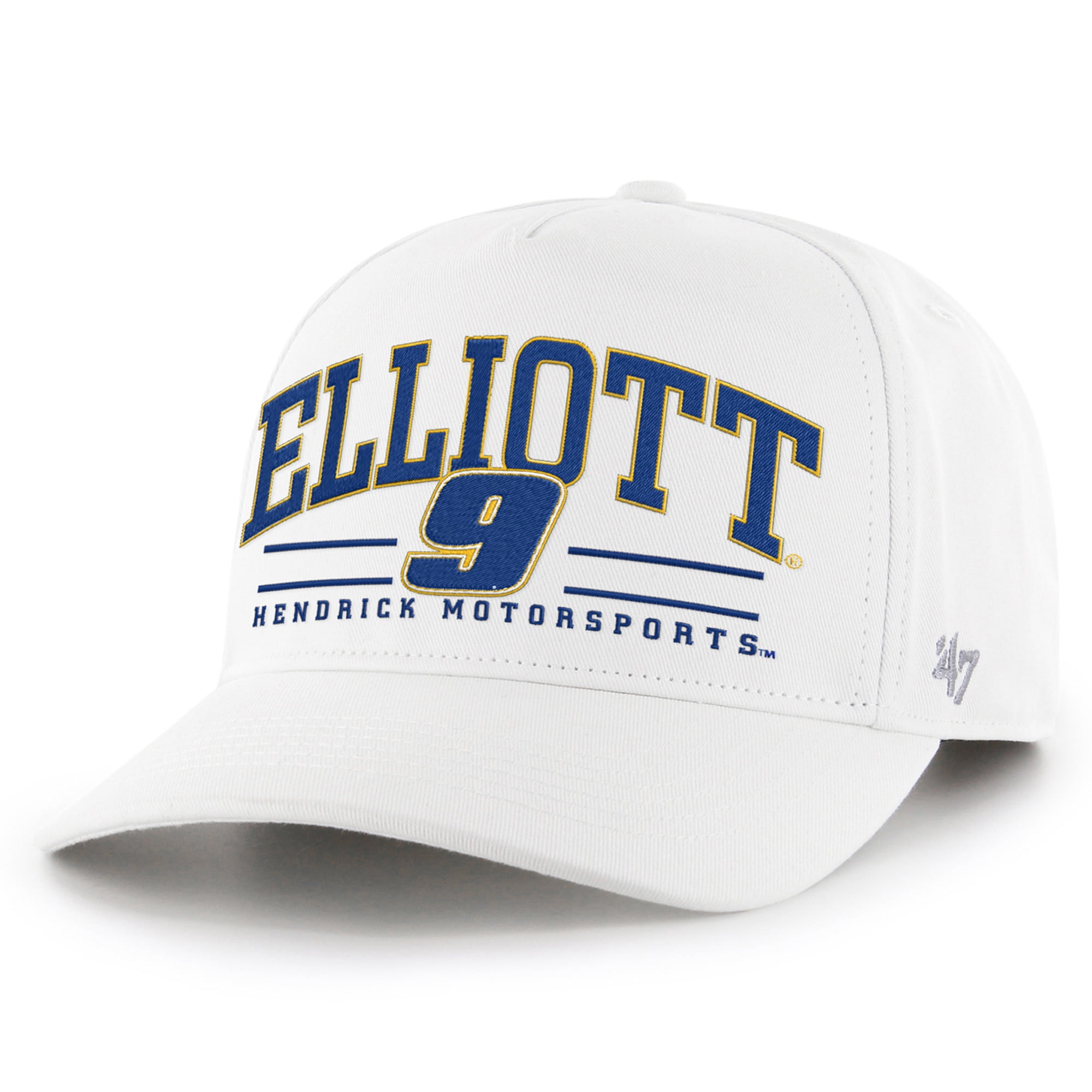 Men's '47 White Chase Elliott Roscoe Hitch Adjustable Hat - Walmart.com