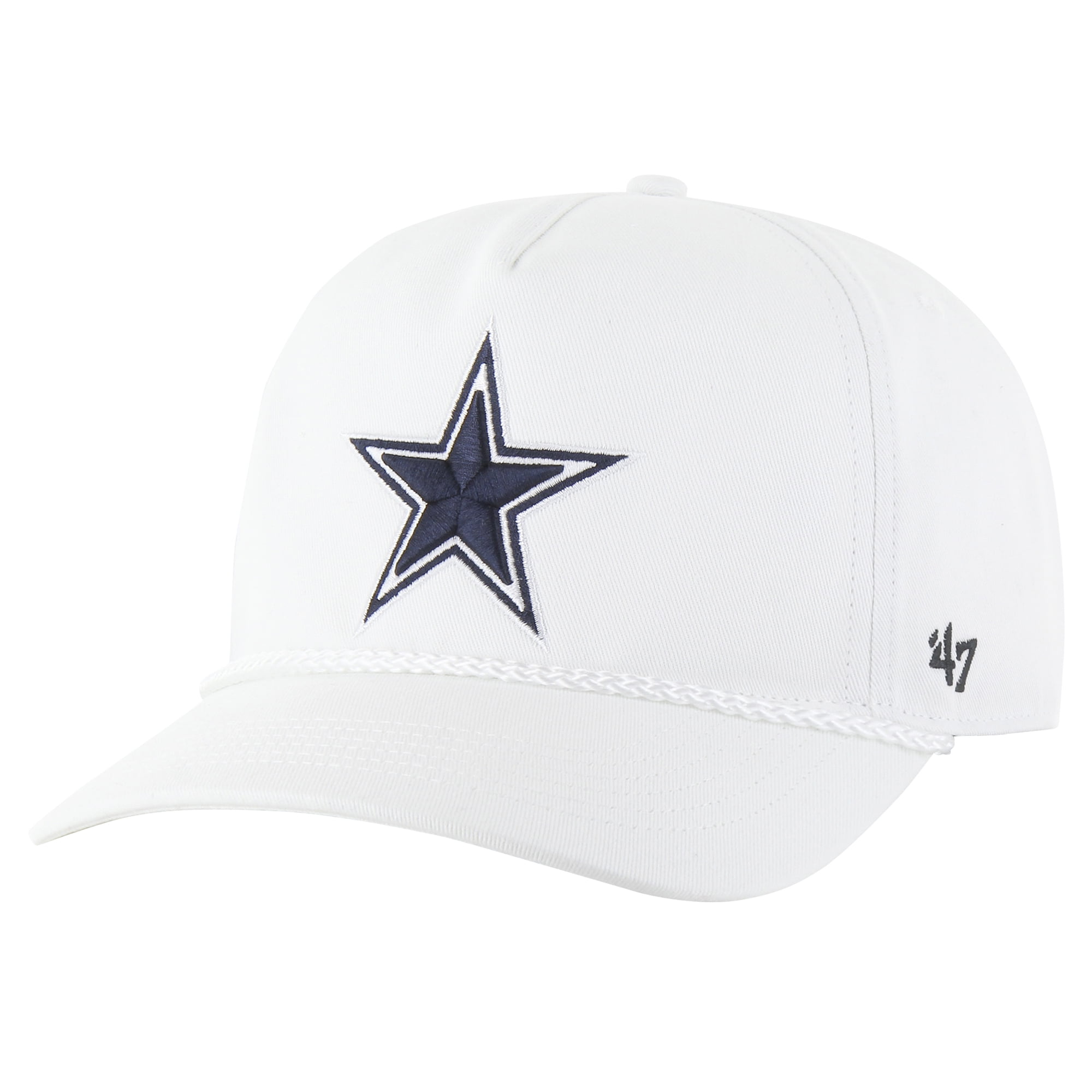 Men's '47 White Dallas Cowboys Rope Hitch Adjustable Hat - Walmart.com