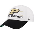 Men's '47 White Purdue Boilermakers Gridiron Clean Up Adjustable Hat ...