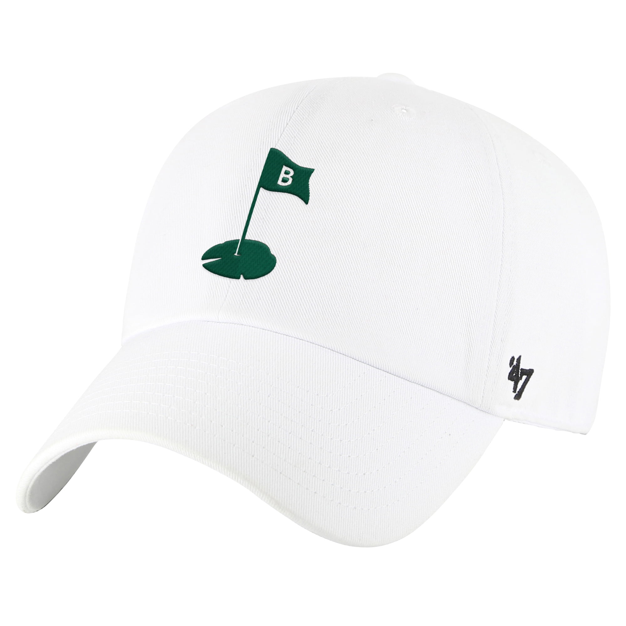 Men's '47 White TGL Boston Common Golf Clean Up Adjustable Hat ...