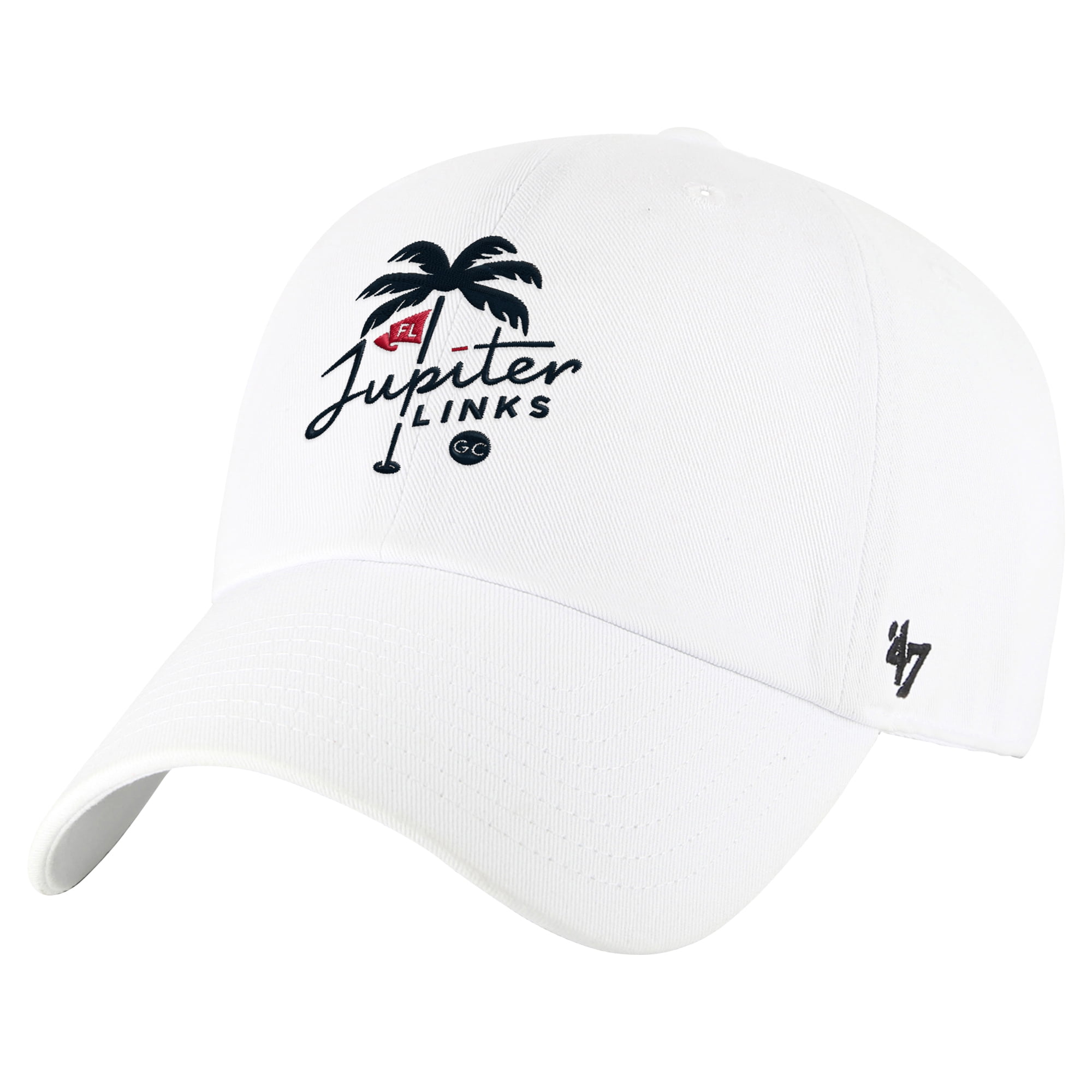 Men's '47 White TGL Jupiter Links Golf Club Clean Up Adjustable Hat ...