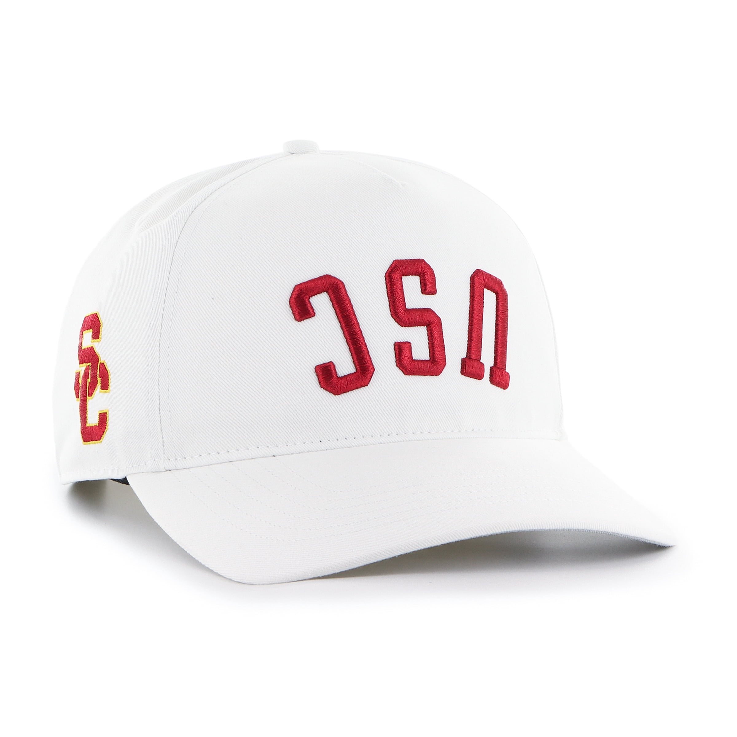 Men's '47 White USC Trojans Flip Script Hitch Adjustable Hat - Walmart.com