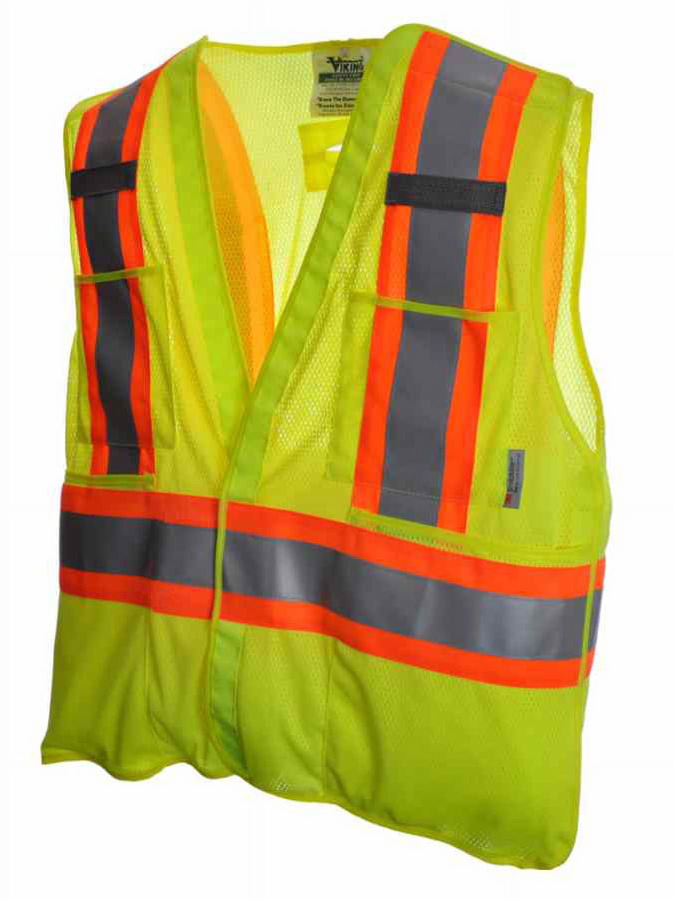 Men's 5 Point Tear Away Mesh Safety Vest, Pack of 25 - Walmart.com
