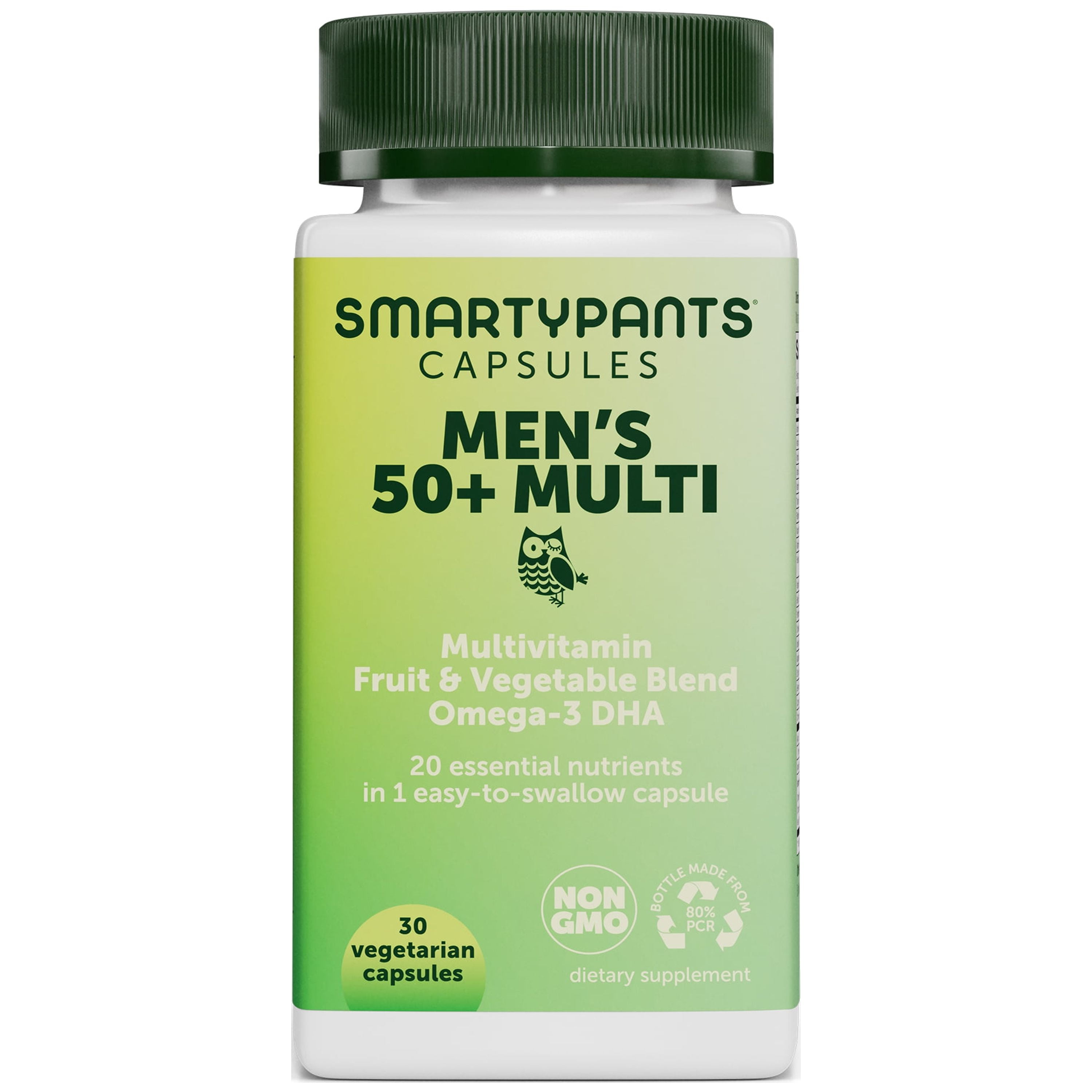 Men's 50+ Multi Capsule with Omegas 30ct - Walmart.com