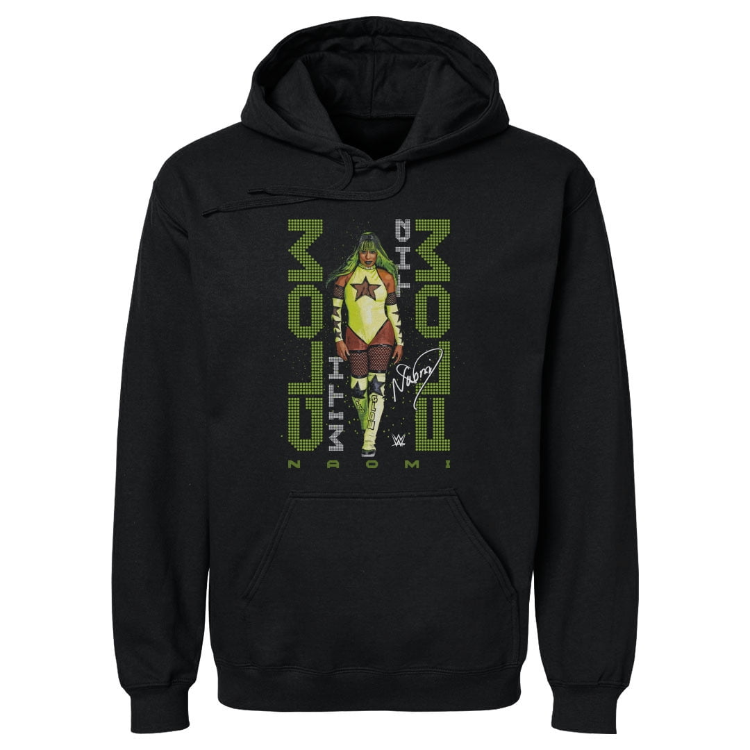 Men's 500 Level Black Naomi Glow With The Flow Pose Pullover Hoodie ...
