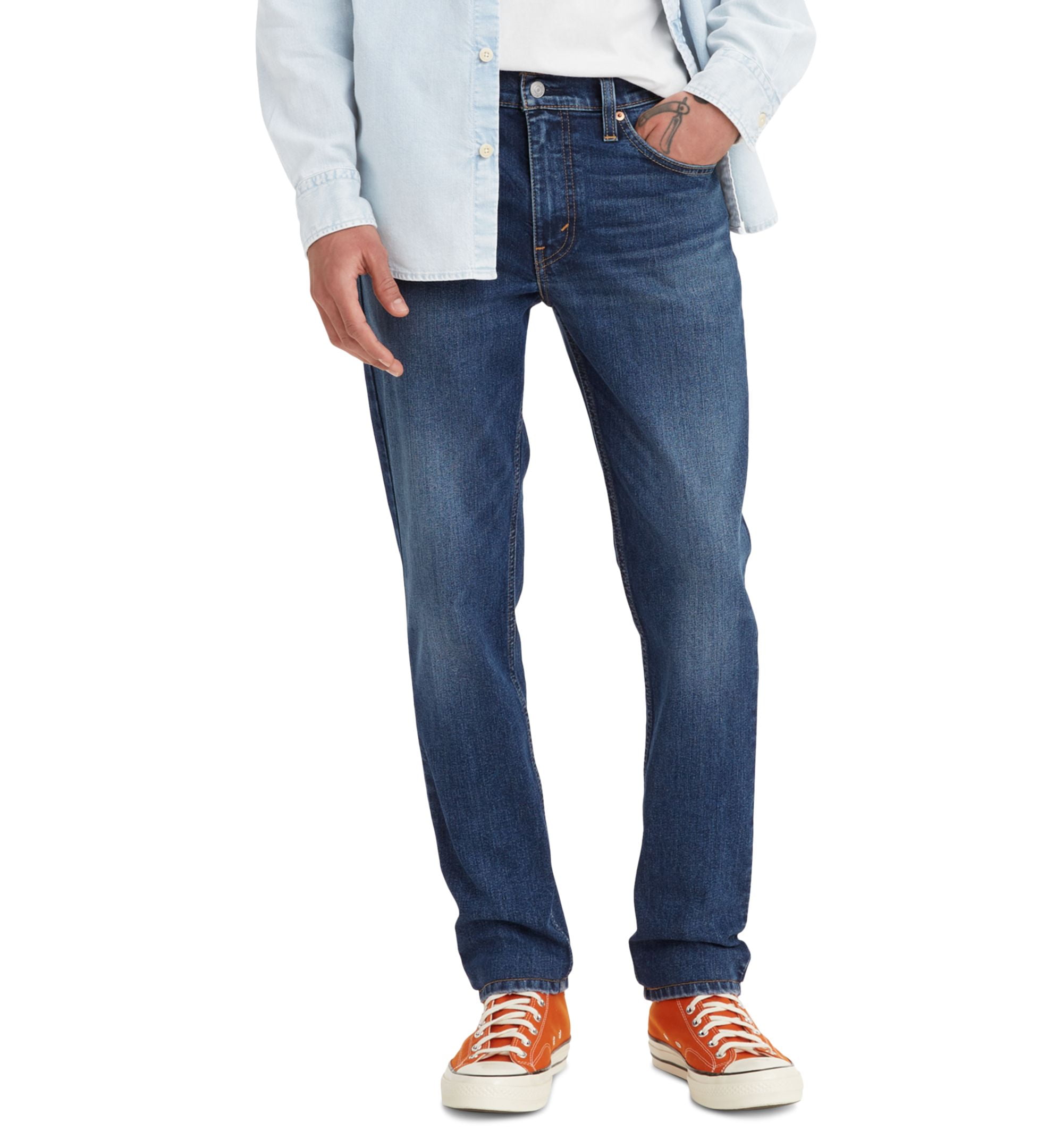 Men's 511 Warm Slim Fit Stretch Jeans Z1388 Medium Indigo 38x30 ...