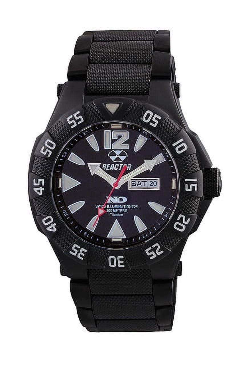 Men's 52501 Gamma Ti Black Plated Never Dark Titanium Watch - Walmart.com