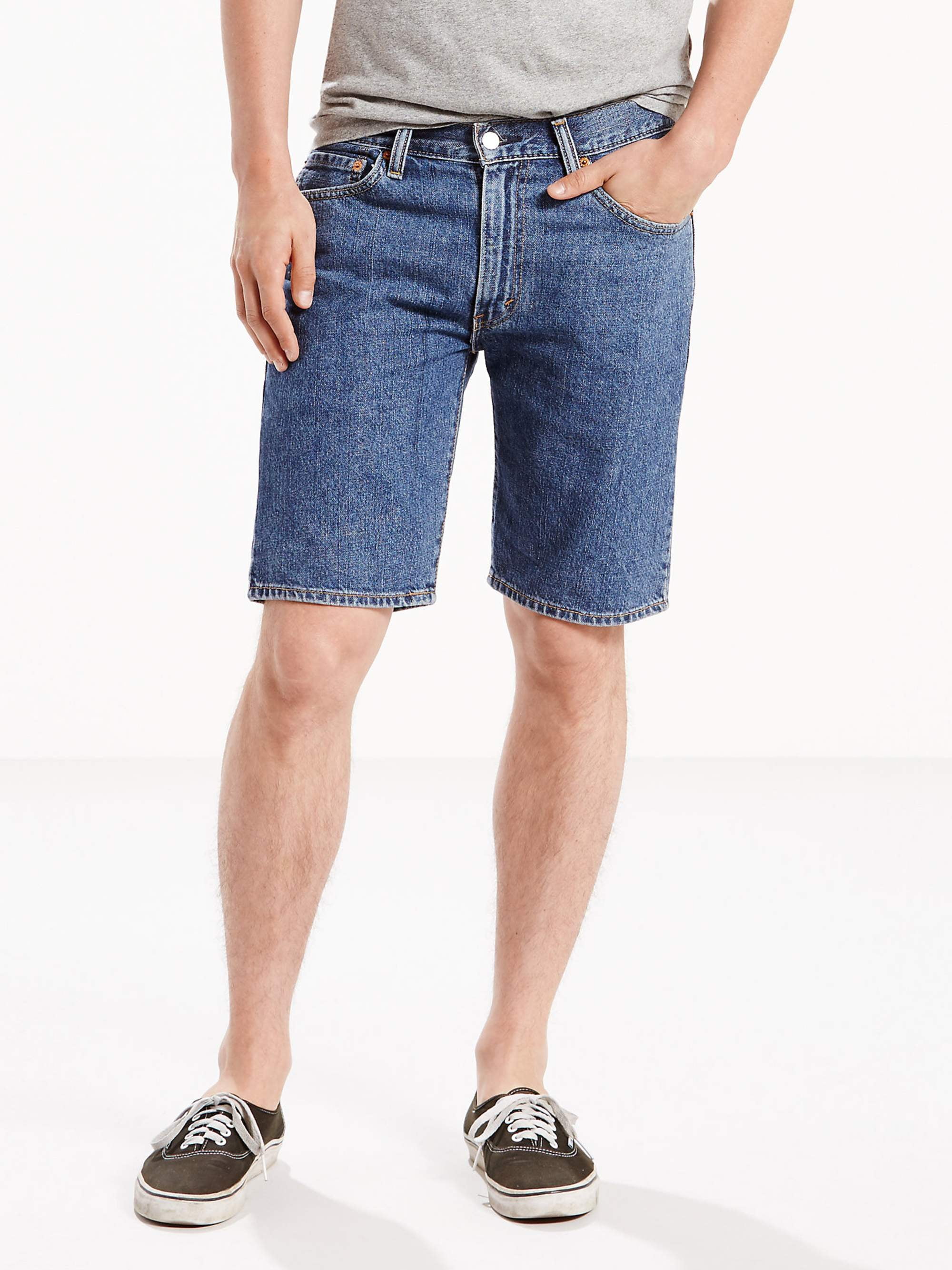 Men's 550™ Woven Denim Relaxed Short, Extra Room in Thigh, Size 32, Zip ...