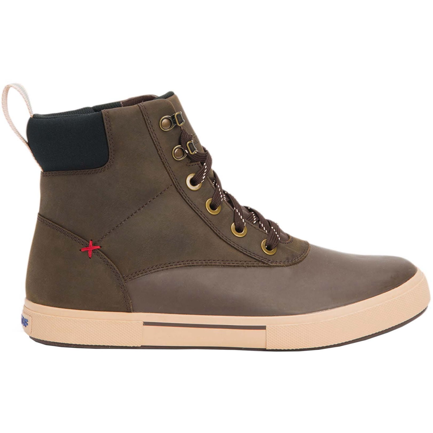Men's Leather Lace Ankle Deck Boot - Walmart.com