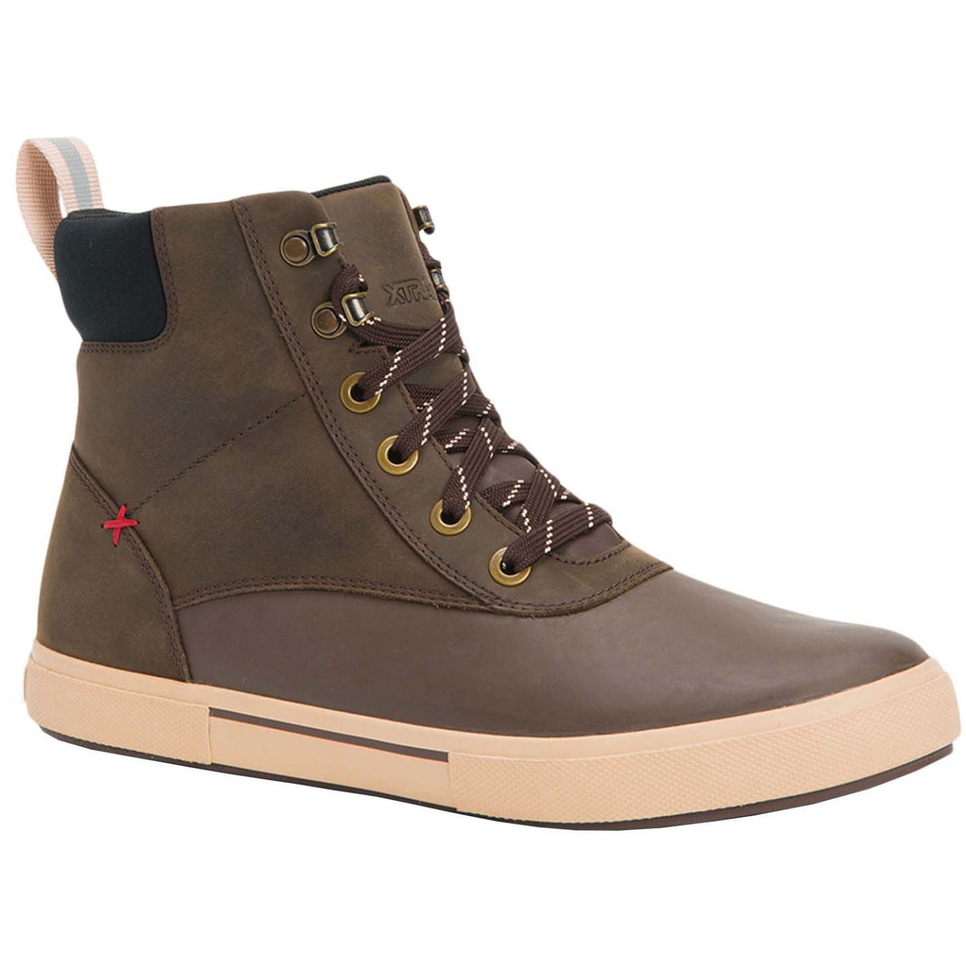 Men's 6 in Leather Lace Ankle Deck Boot - Walmart.com