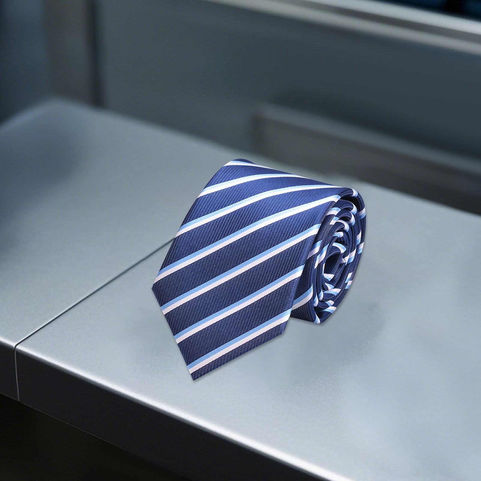 Men's 8cm Wide Solid Color Polyester Necktie for Business Casual and ...