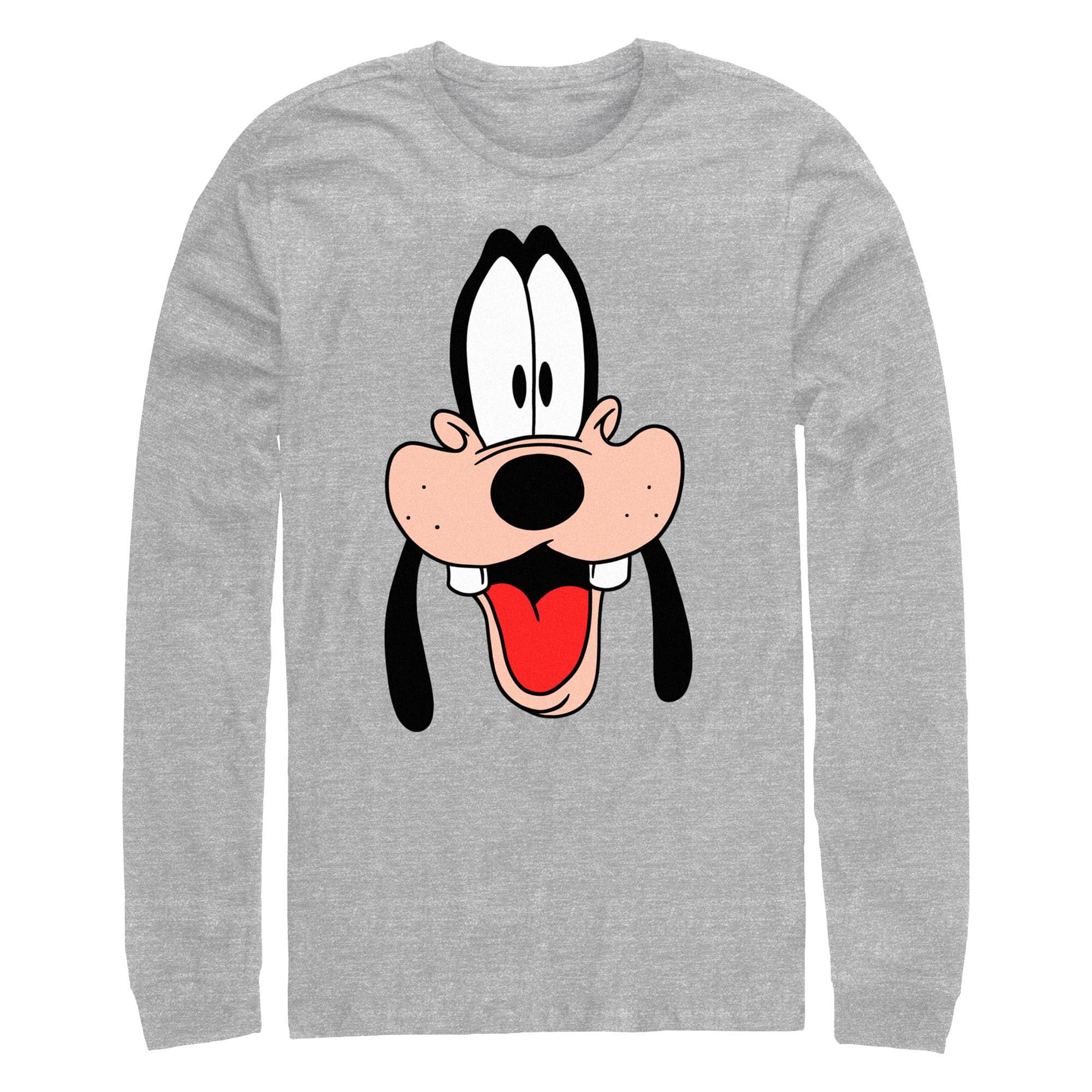 Men's A Goofy Movie Big Face Long Sleeve Shirt - Walmart.com