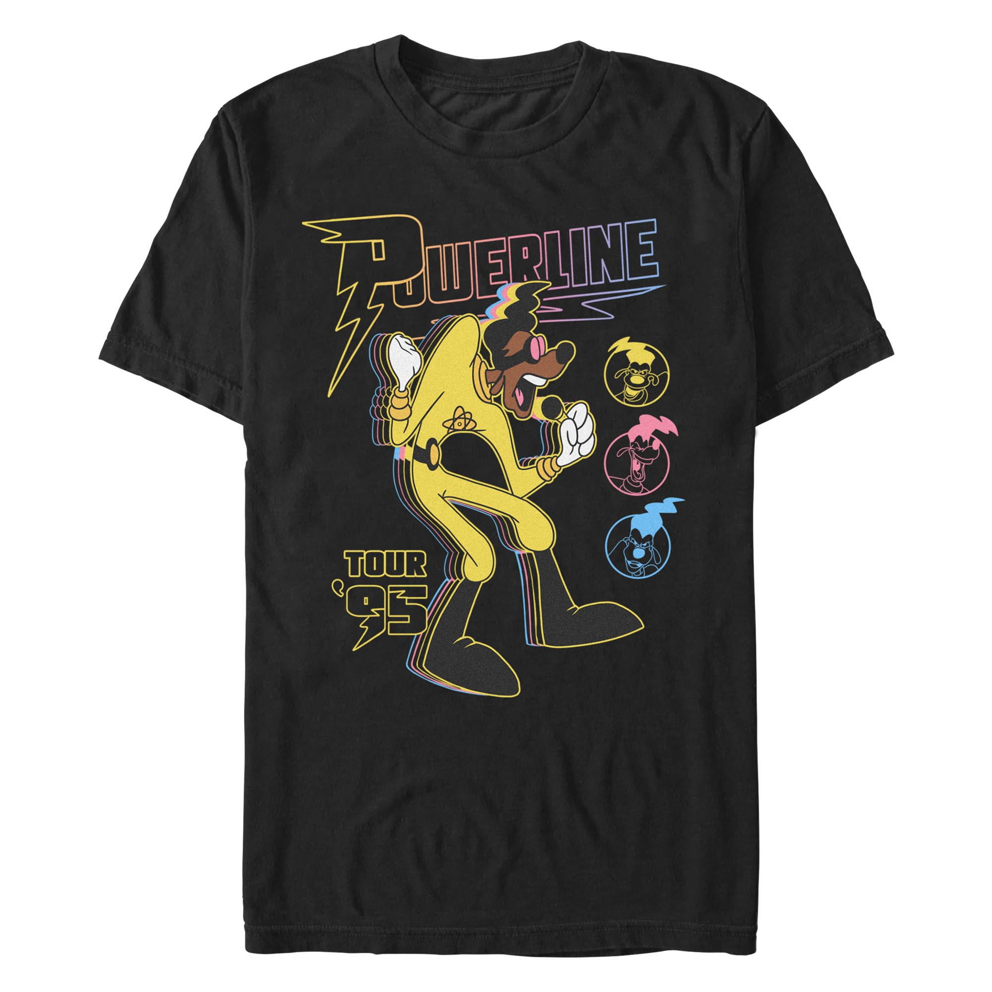 Men's A Goofy Movie Powerline Tour '95 Graphic T-Shirt - Walmart.com
