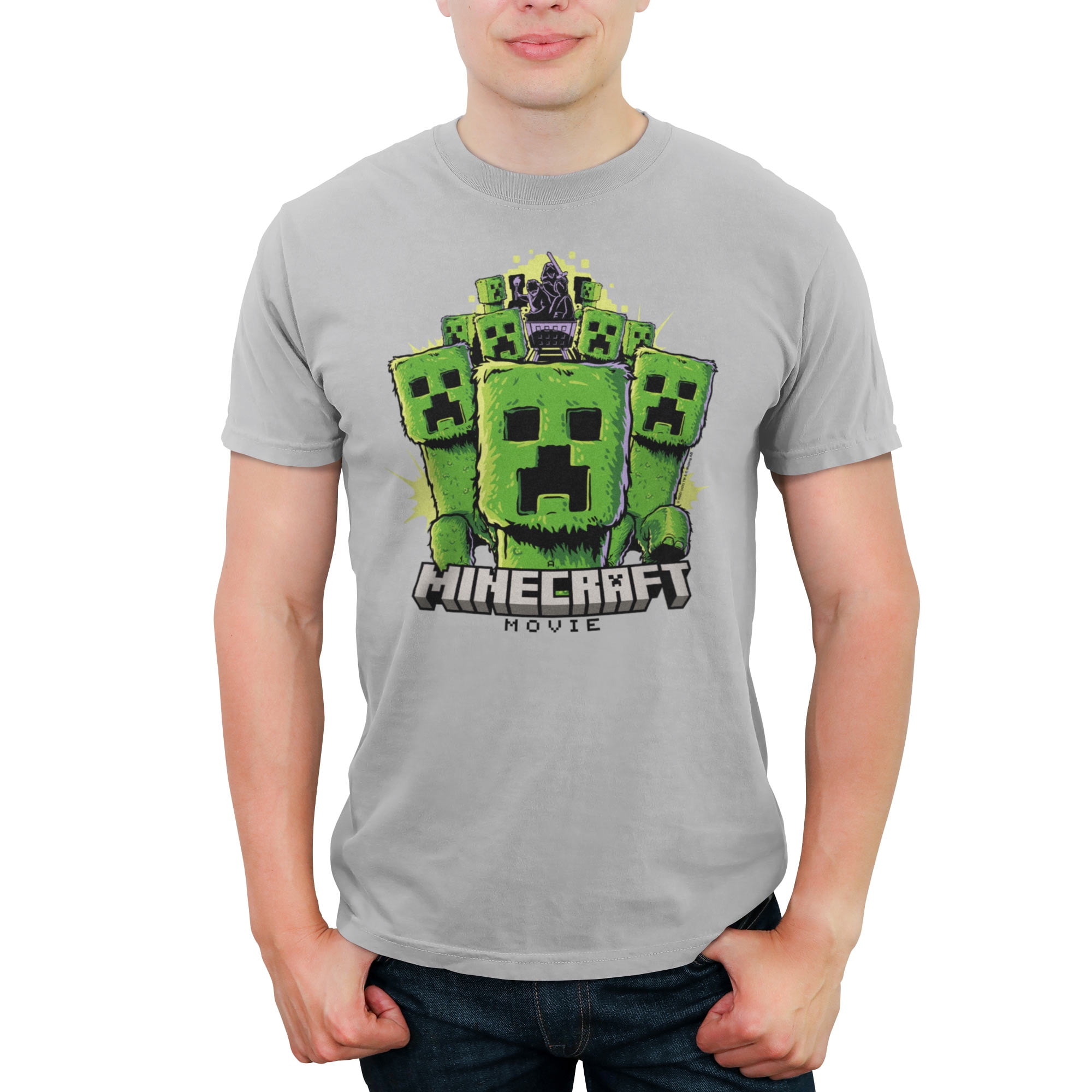 Men's A Minecraft Movie Creepers Team Graphic T-Shirt - Walmart.com