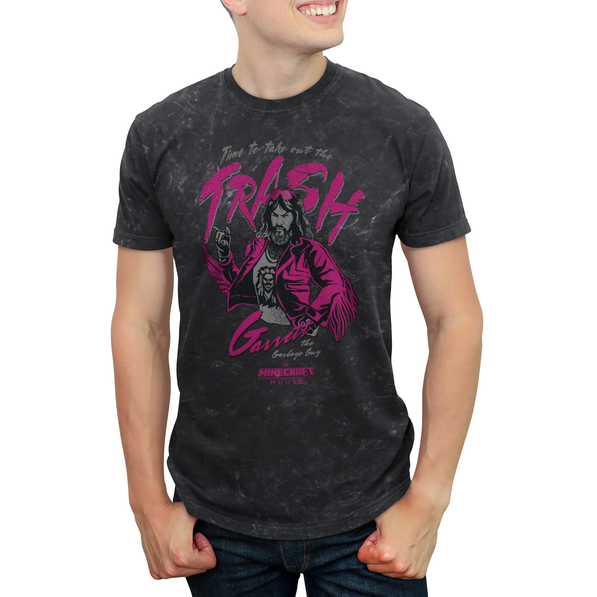 Men's A Minecraft Movie Garrett Take Out the Trash Graphic T-Shirt ...