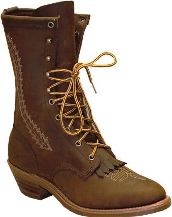 Abilene Men's 12" Western Packer Boot Soft Round Toe - 6046 9 1/2 D(M ...