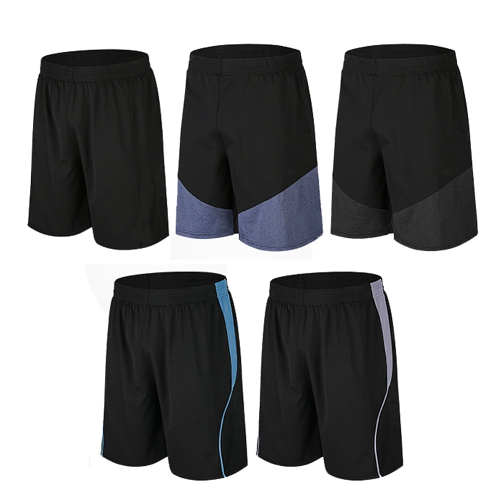 BUYJYA Men's Athletic Shorts 5 Pack, Breathable Quick-Dry Fabric, Gym ...