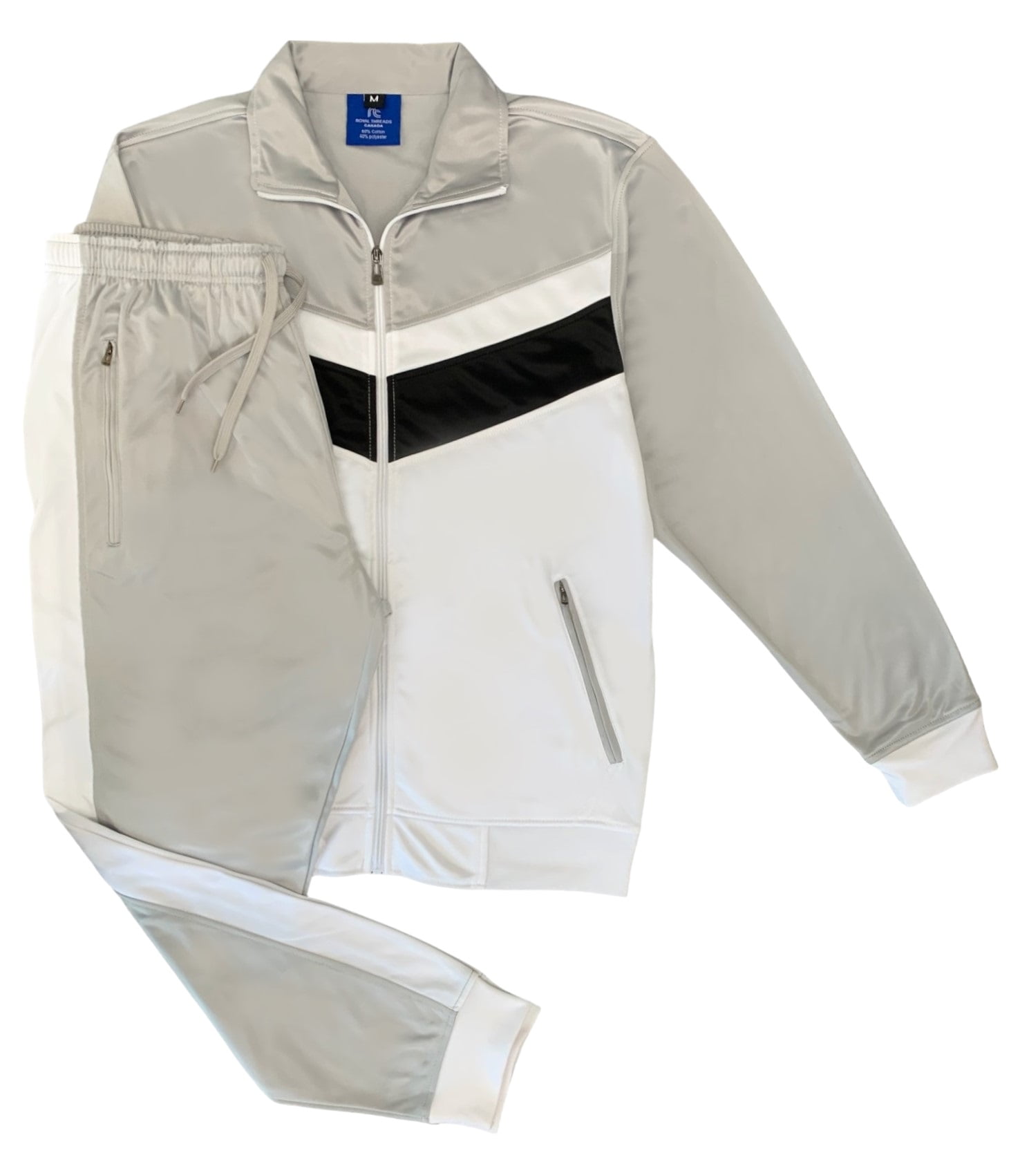 Men's Flex-It Activewear Jogger Track Jacket & Track Pants Jogging Suit ...