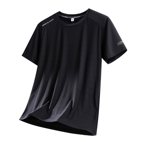 Men’s Active Quick Dry Crew Neck T Shirts Athletic Running Gym Workout ...