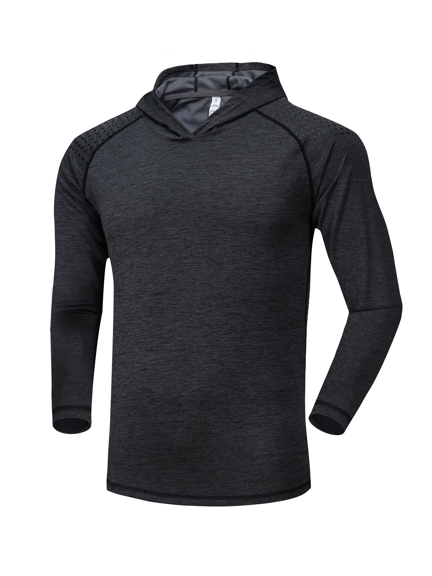 Men's Activewear Dri Fit Long Sleeve T-Shirt Quick Dry Wicking Running ...