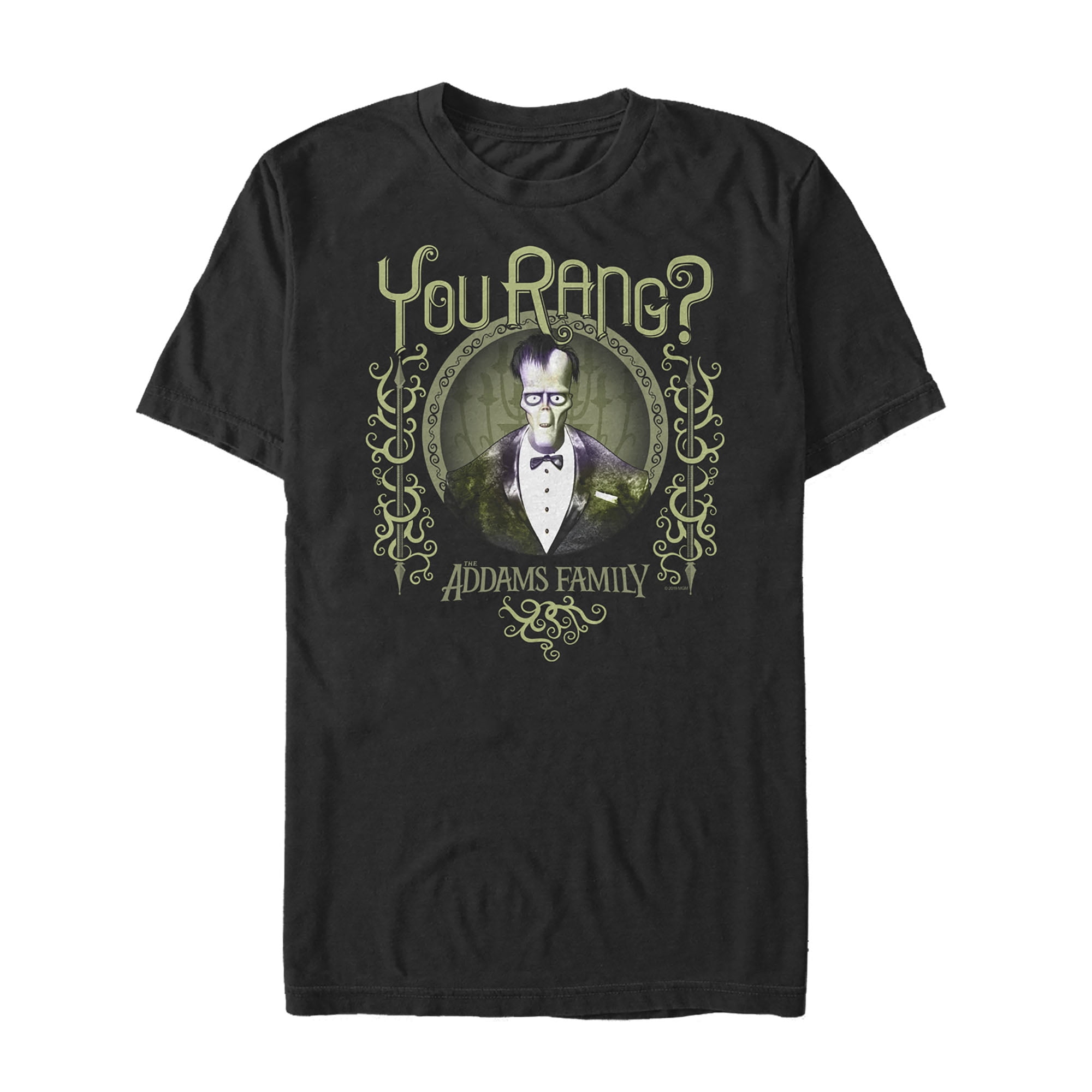 Men's Addams Family Lurch You Rang Graphic Tee Black X Large - Walmart.com