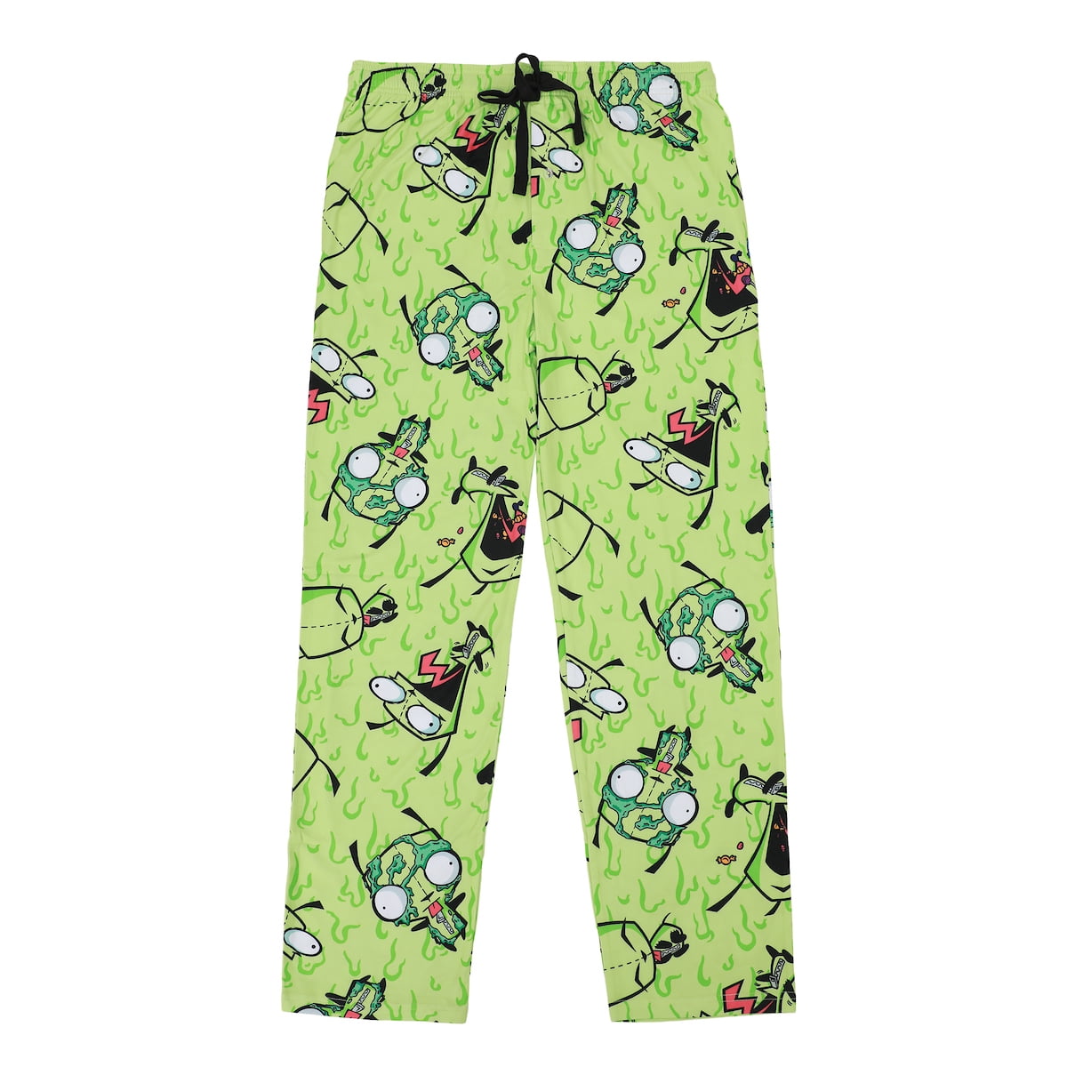 Men's Adult Invader Zim Green Sleep Pants - Irken Invasion Sleepwear ...