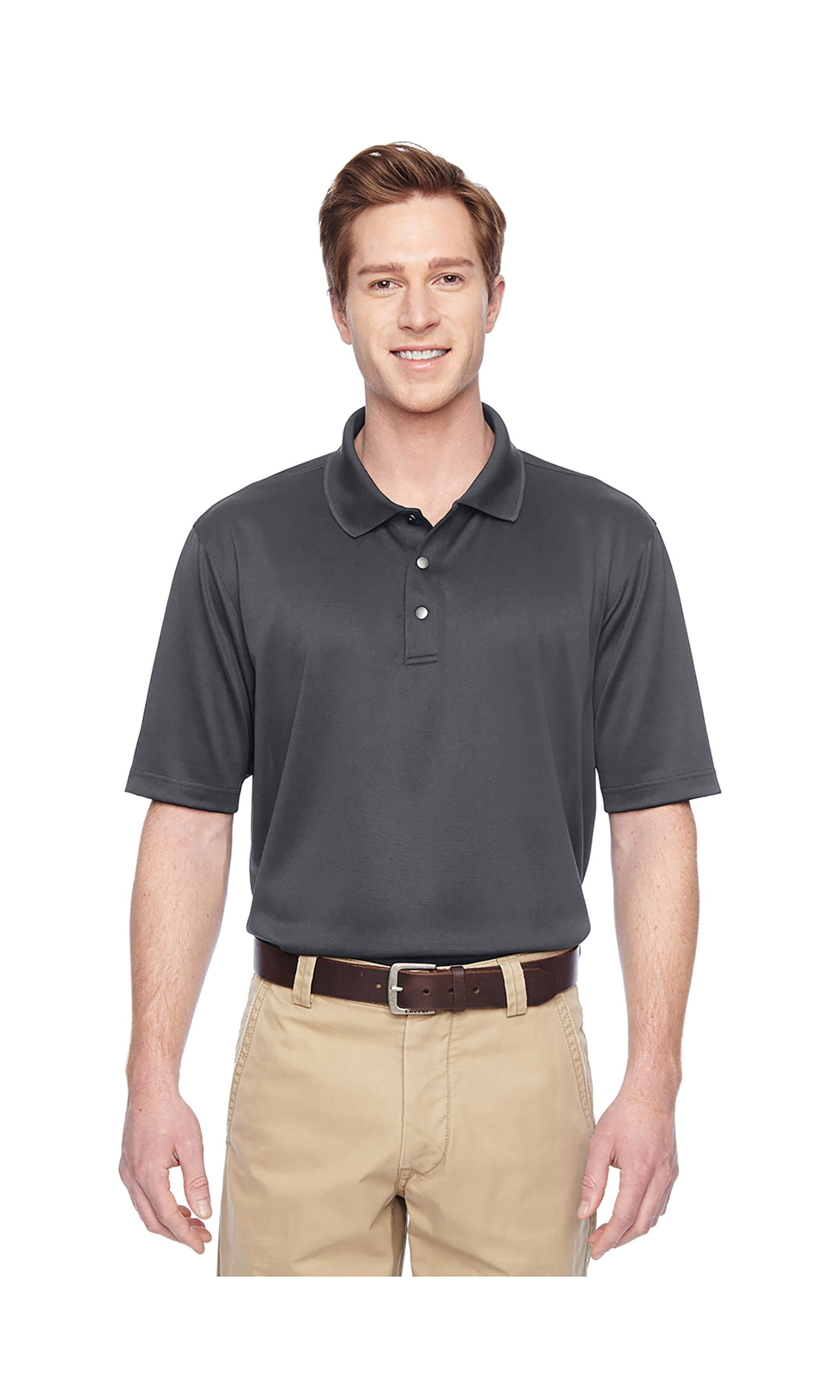 Men's Advantage IL Snap Placket Performance Polo , Style M345 - Walmart.com