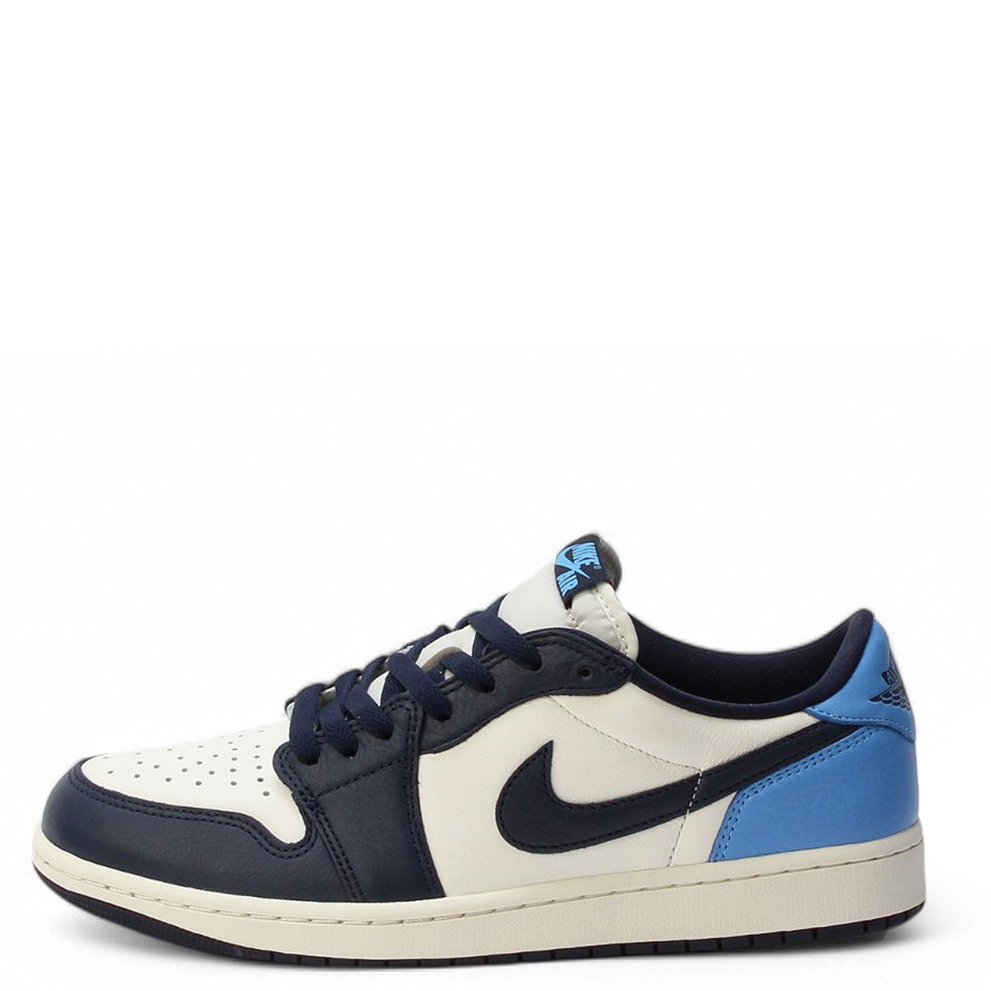Men's Jordan 1 Retro Low OG Obsidian/University Blue-Sail (CZ0790 400 ...