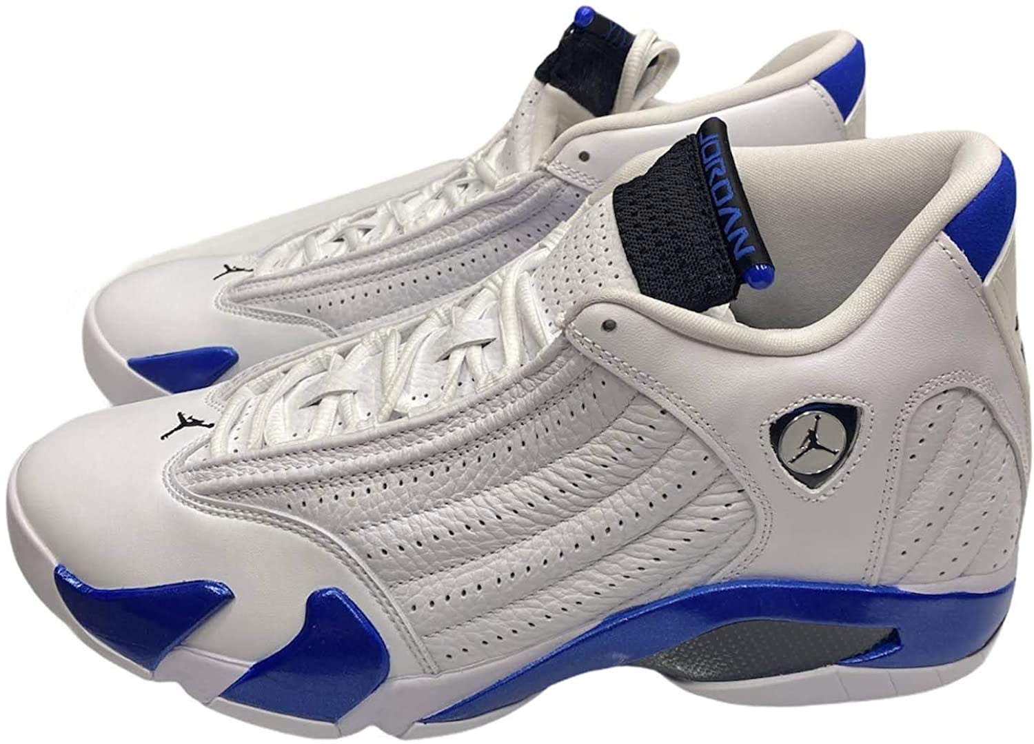 Jordan Mens Shoes Nike Air 14 Hyper Royal 487471-104 11 White/Hyper ...