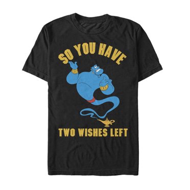 Men's Aladdin Genie Applause Graphic Tee Black 3X Big Tall - Walmart.com