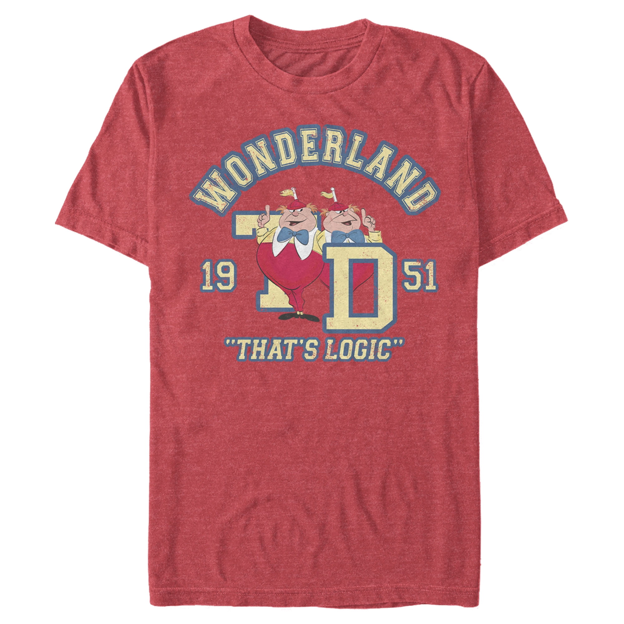 Men's Alice in Wonderland Retro Tweedledee and Tweedledum That's Logic ...