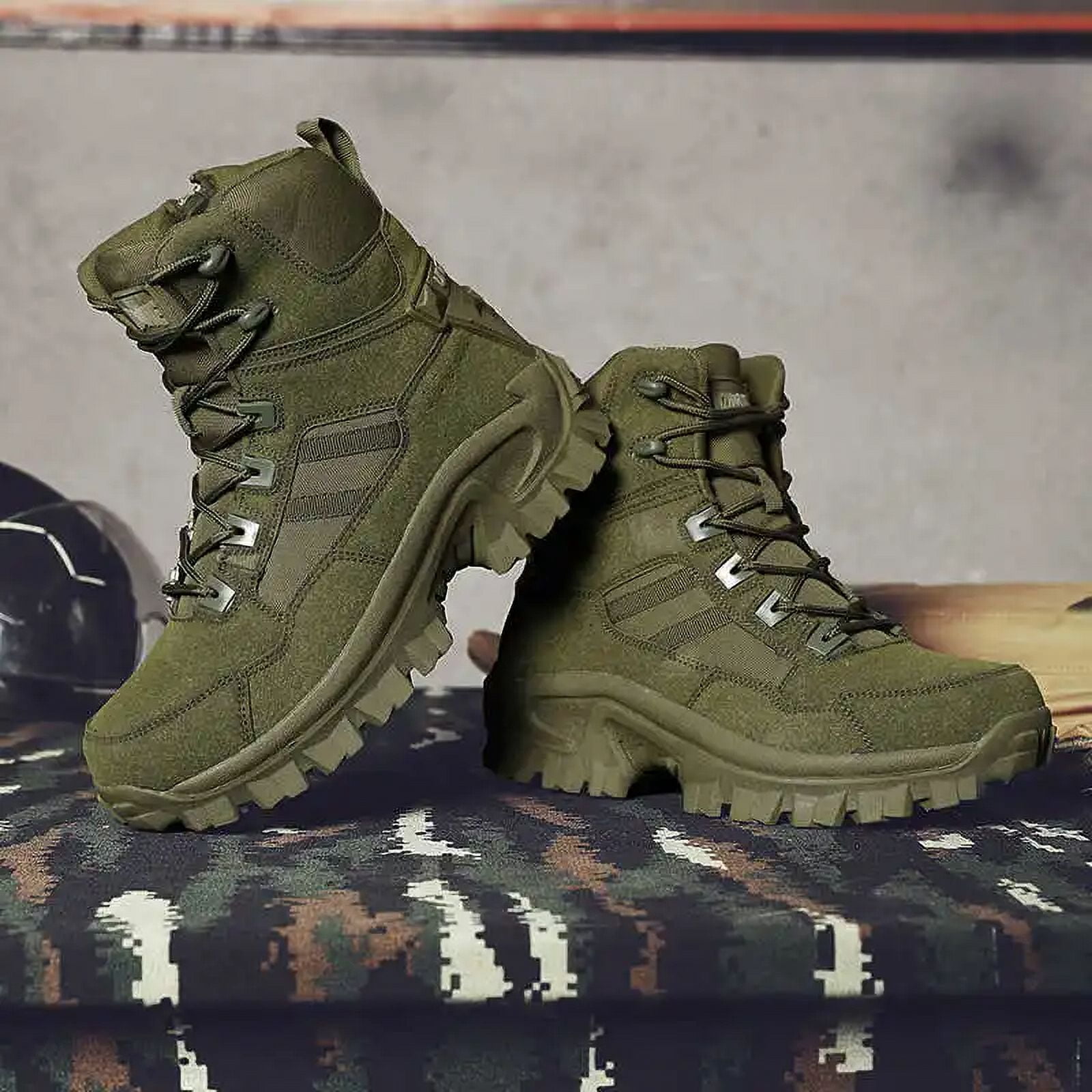 Men's All-Terrain Hiking Shoes – Laced Trekking Boots for Summer, Sport ...
