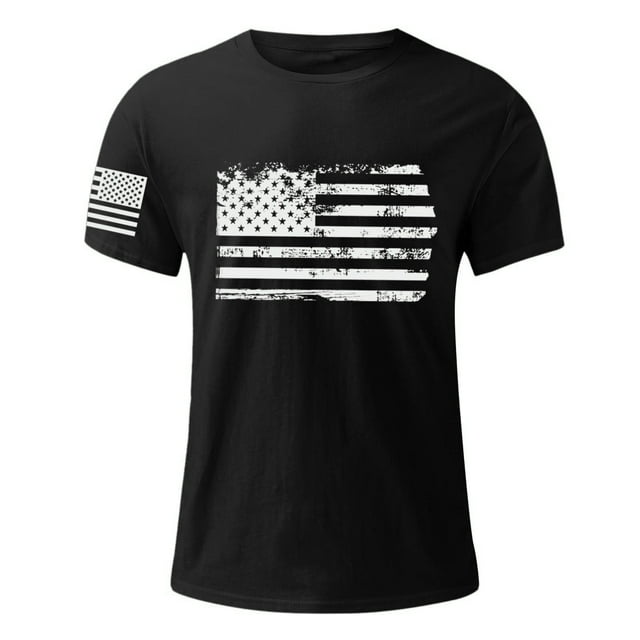 Men's American Flag Short Sleeve T Shirts Graphic Tees Patriotic Shirts ...