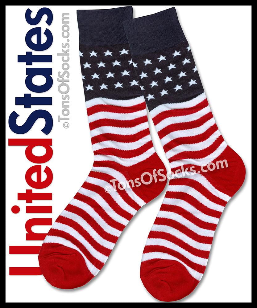 Men's American Flag Socks - Walmart.com