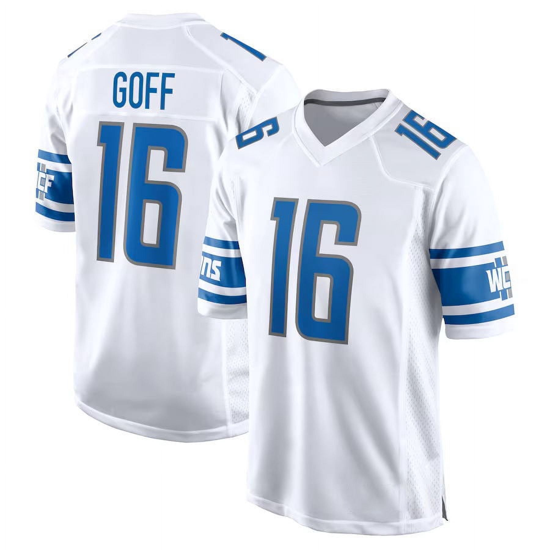 Men's American Football Clothing Detroit_"Lion_s" Jared_Goff Sport ...