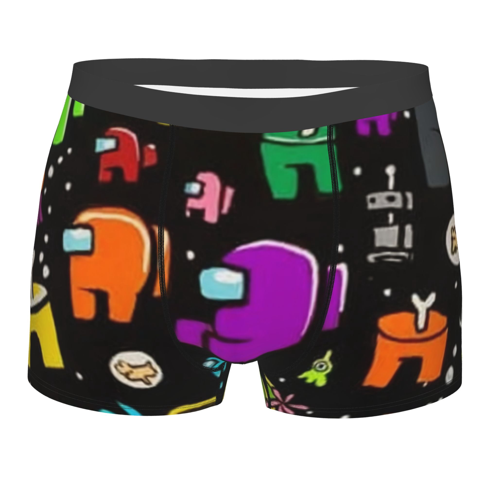 Men's Among-Us Gaming Boxer Briefs Funny Boxer Shorts Hilarious Gag ...