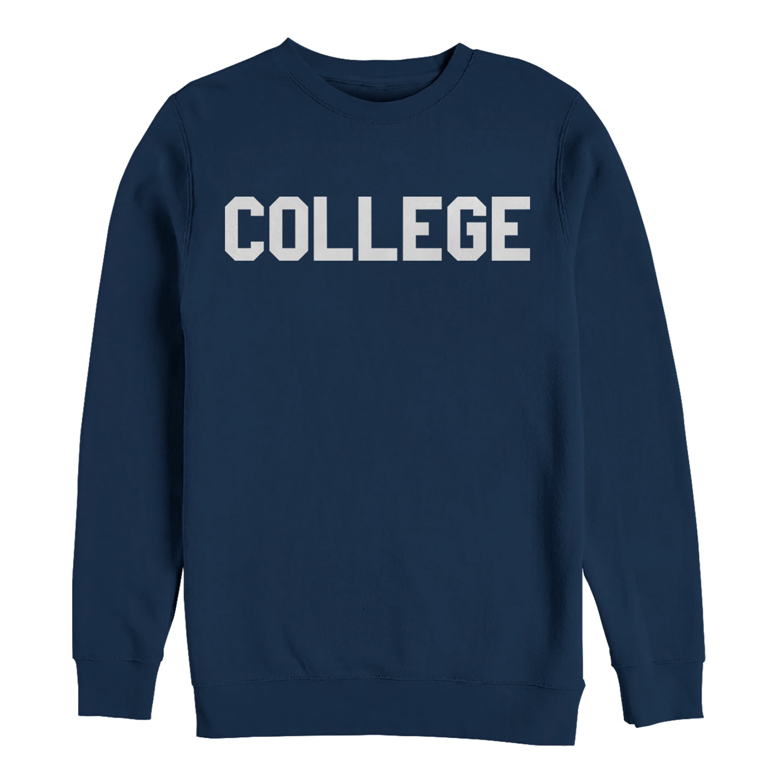 Men's Animal House College Text Sweatshirt Navy Blue X Large - Walmart.com