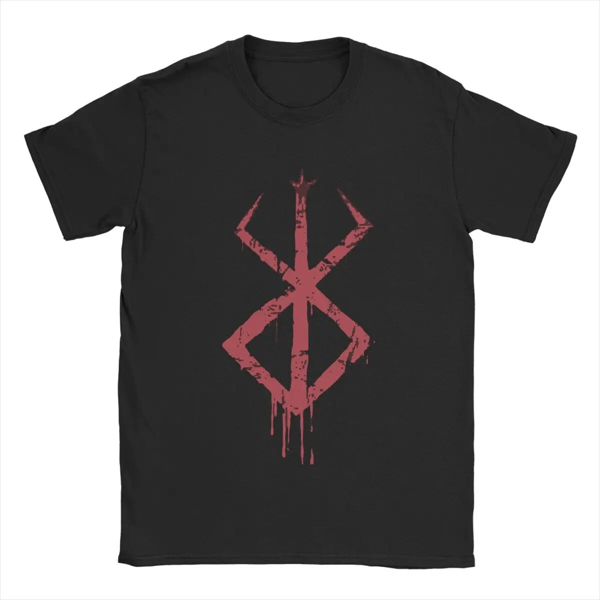 Men's Anime Brand Of Sacrifice Symbol T Shirt 100% Cotton Tops Vintage ...