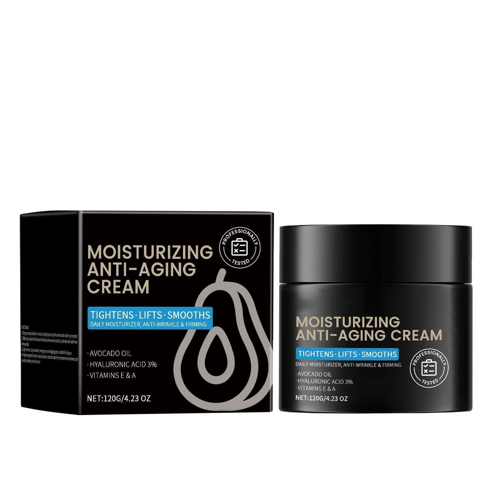 Men's Anti-Aging Face Cream with Hyaluronic-Acid, Vit E, Retinol and ...