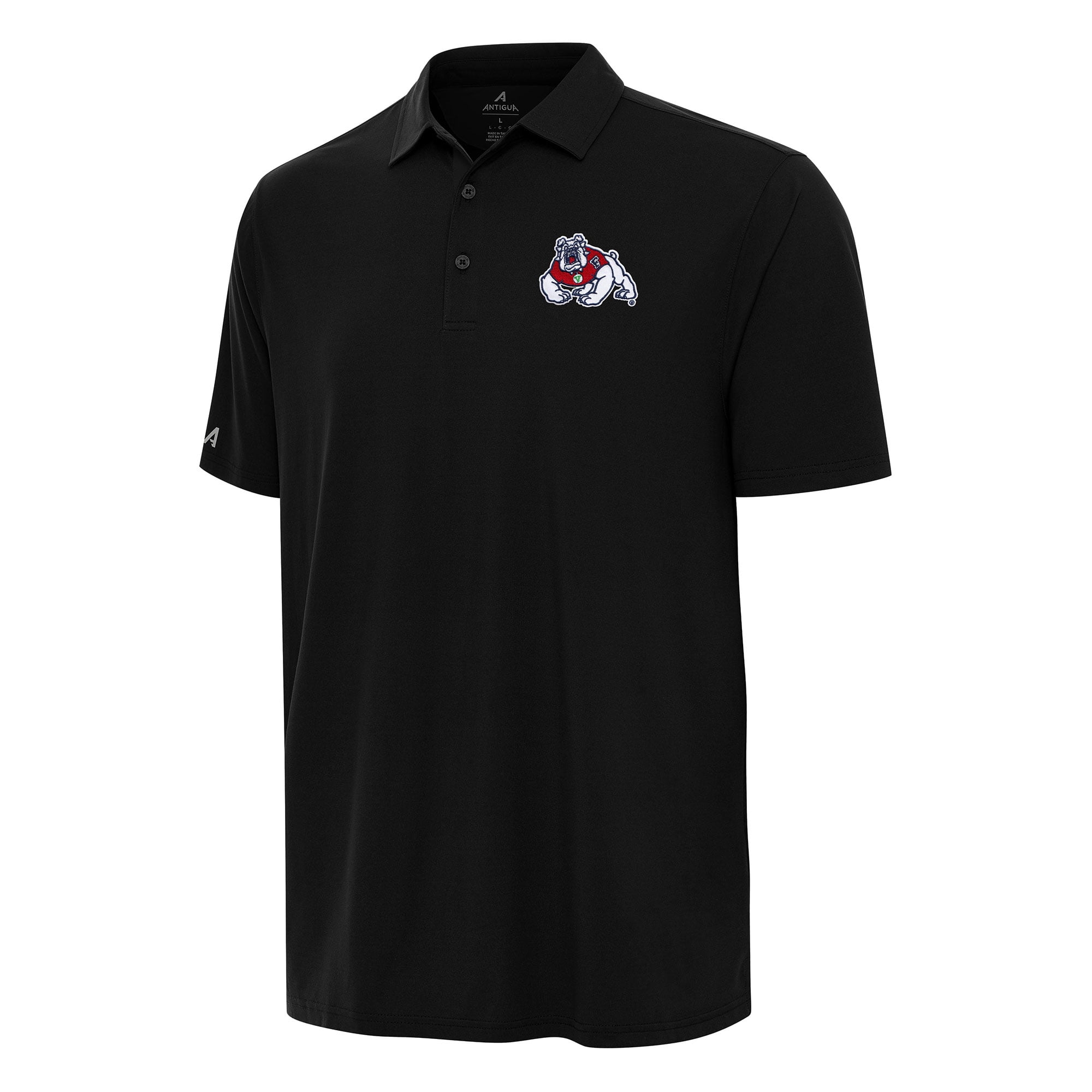 Men's Antigua Black Fresno State Bulldogs Era Polo - Walmart.com