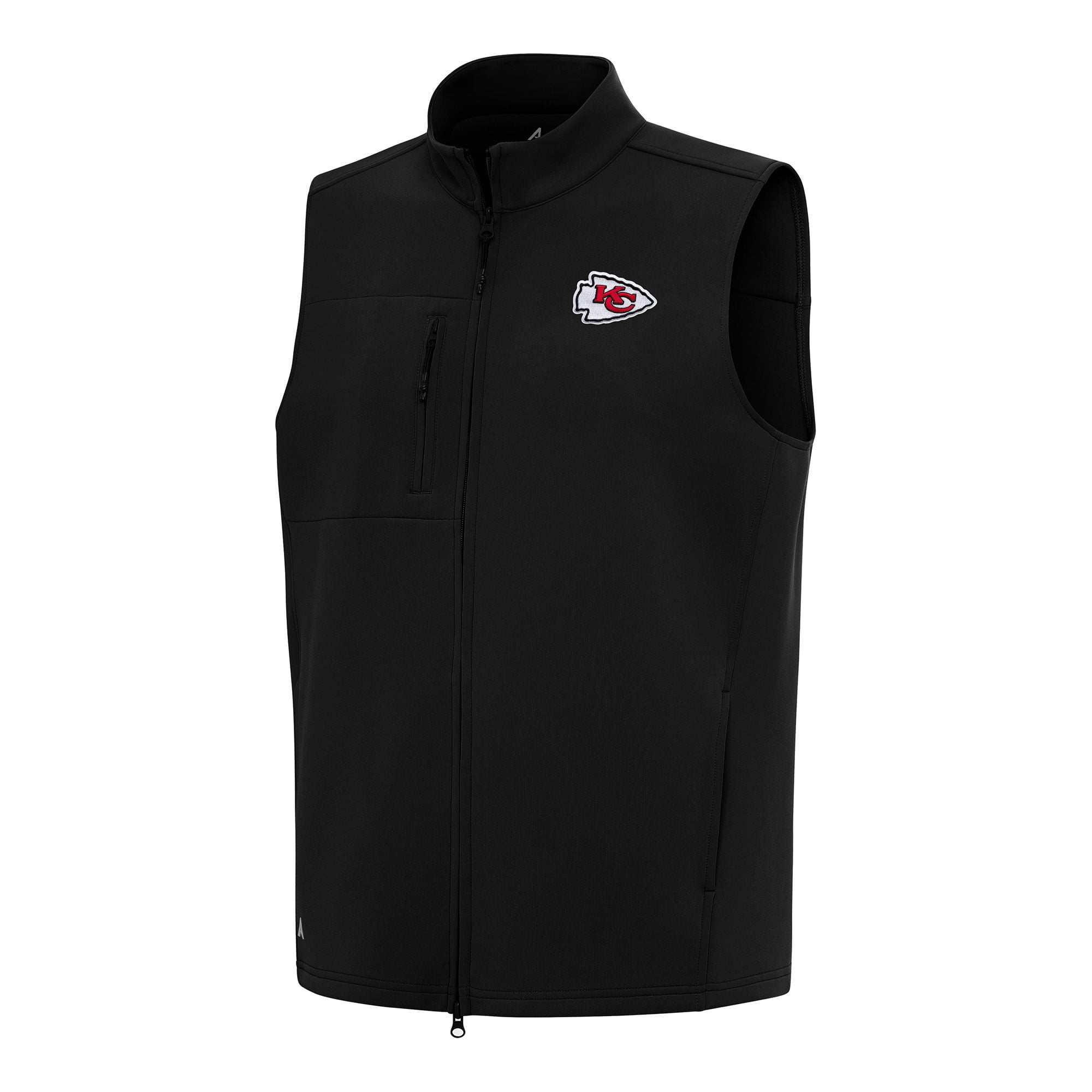 Men's Antigua Black Kansas City Chiefs Demand Full-Zip Vest - Walmart.com