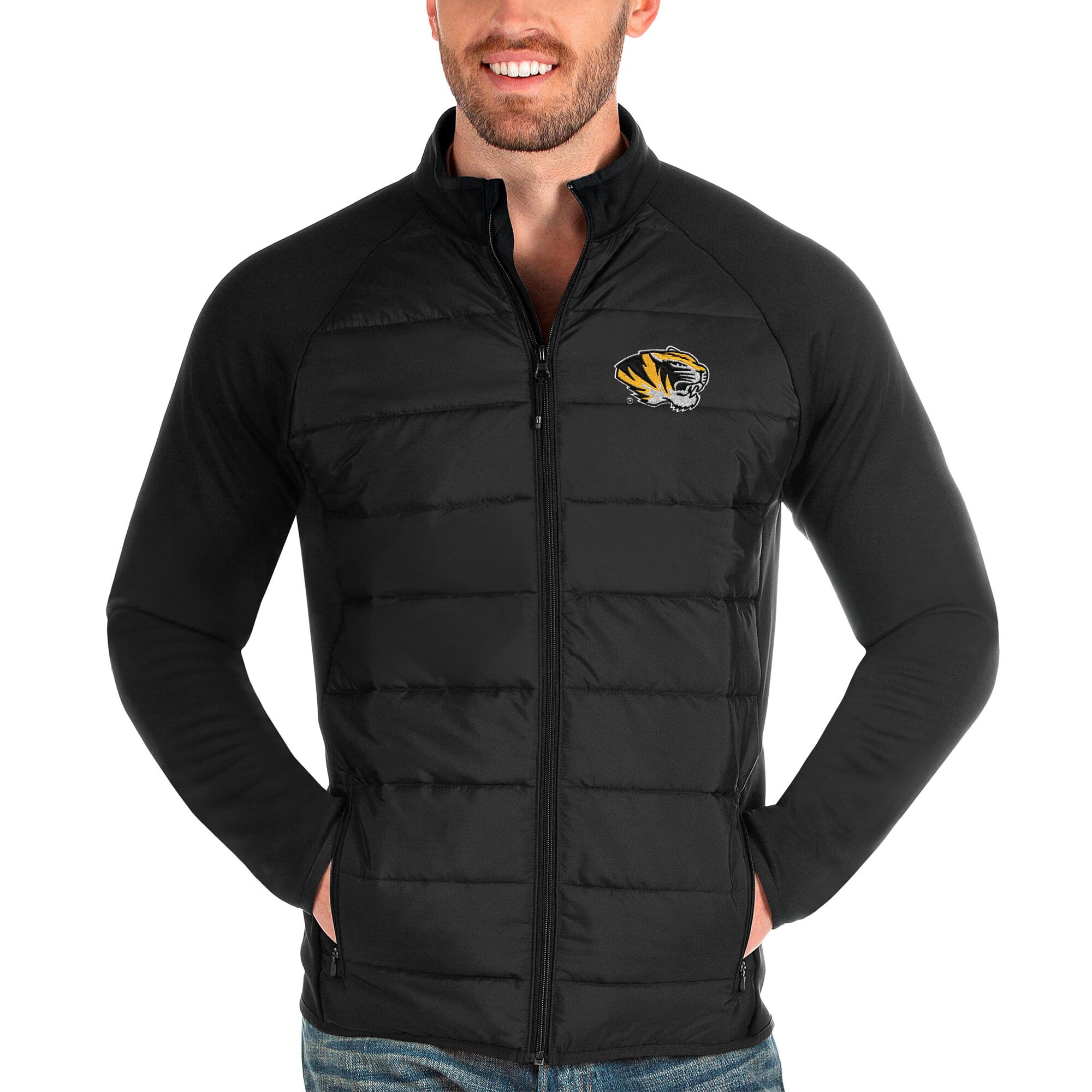 Men's Antigua Black Missouri Tigers Altitude Full-Zip Jacket - Walmart.com